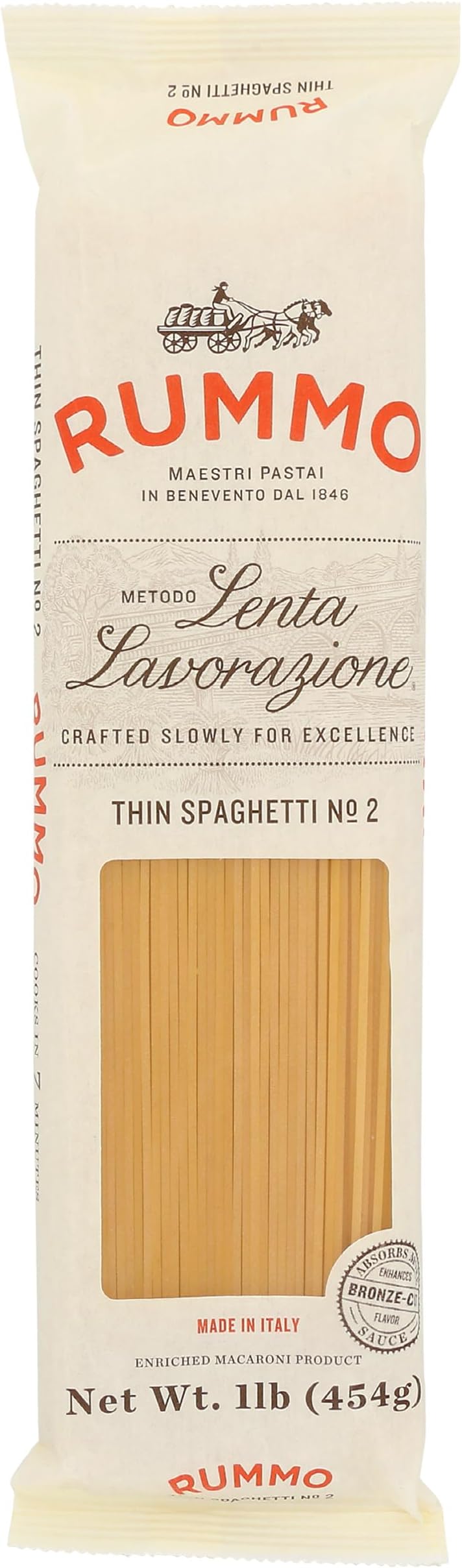 Amazon.com : RUMMO Thin Spaghetti, 16 OZ : Grocery & Gourmet Food