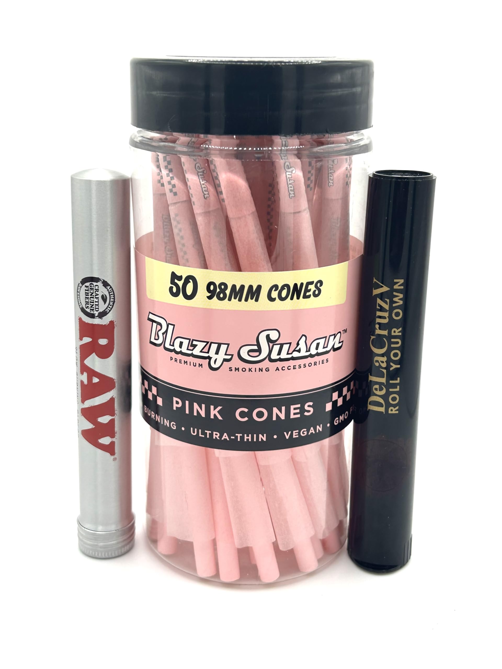 Amazon.com: Blazy Susan Pink Cones 50ct packs 98mm. Slow Burning, Ultra ...