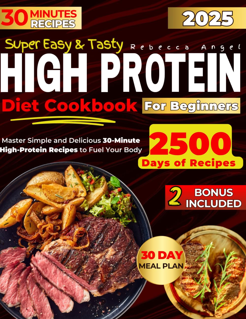 Super Easy & Tasty High Protein Cookbooks for Beginners: Master Simple ...
