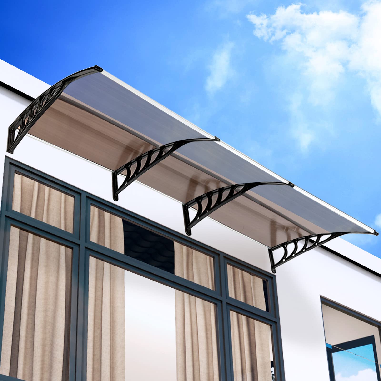 Snapklik.com : Awnings For Doors Windows 120"x40", Door Awnings ...