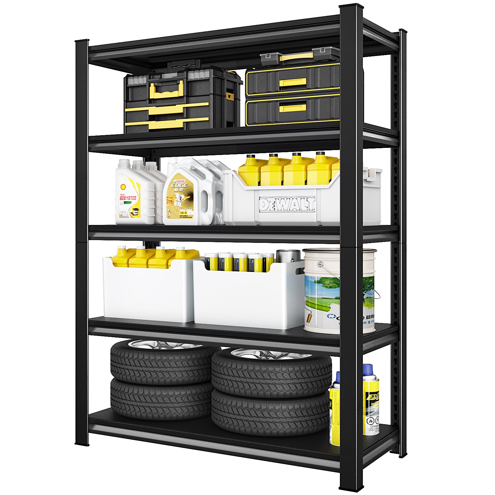 Amazon.com: SDXYSTCE 48" W Garage Shelving Heavy Duty, 2800 Lbs Loads ...