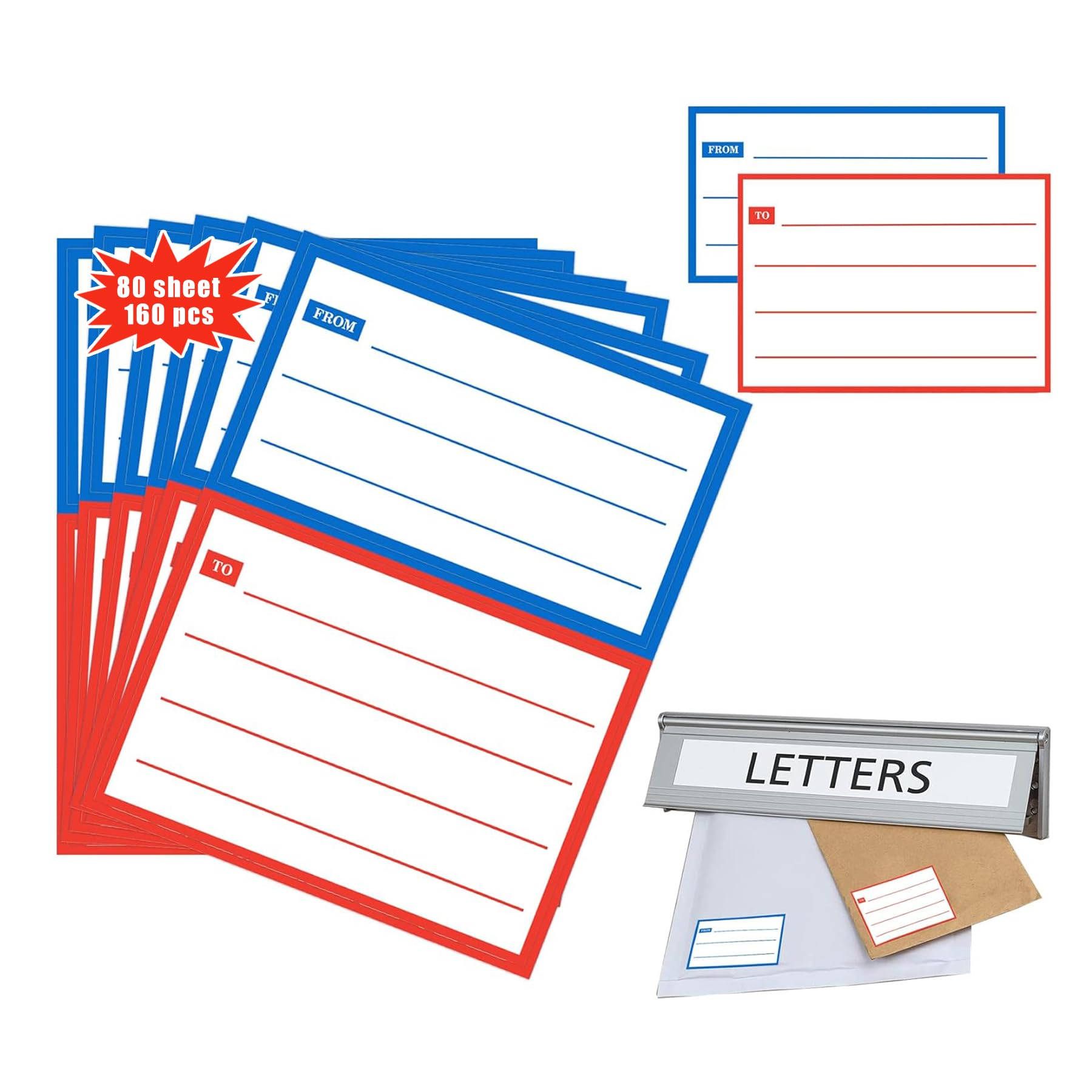 Snapklik.com : Christmas To From Return Address Mailing Labels 160pcs ...