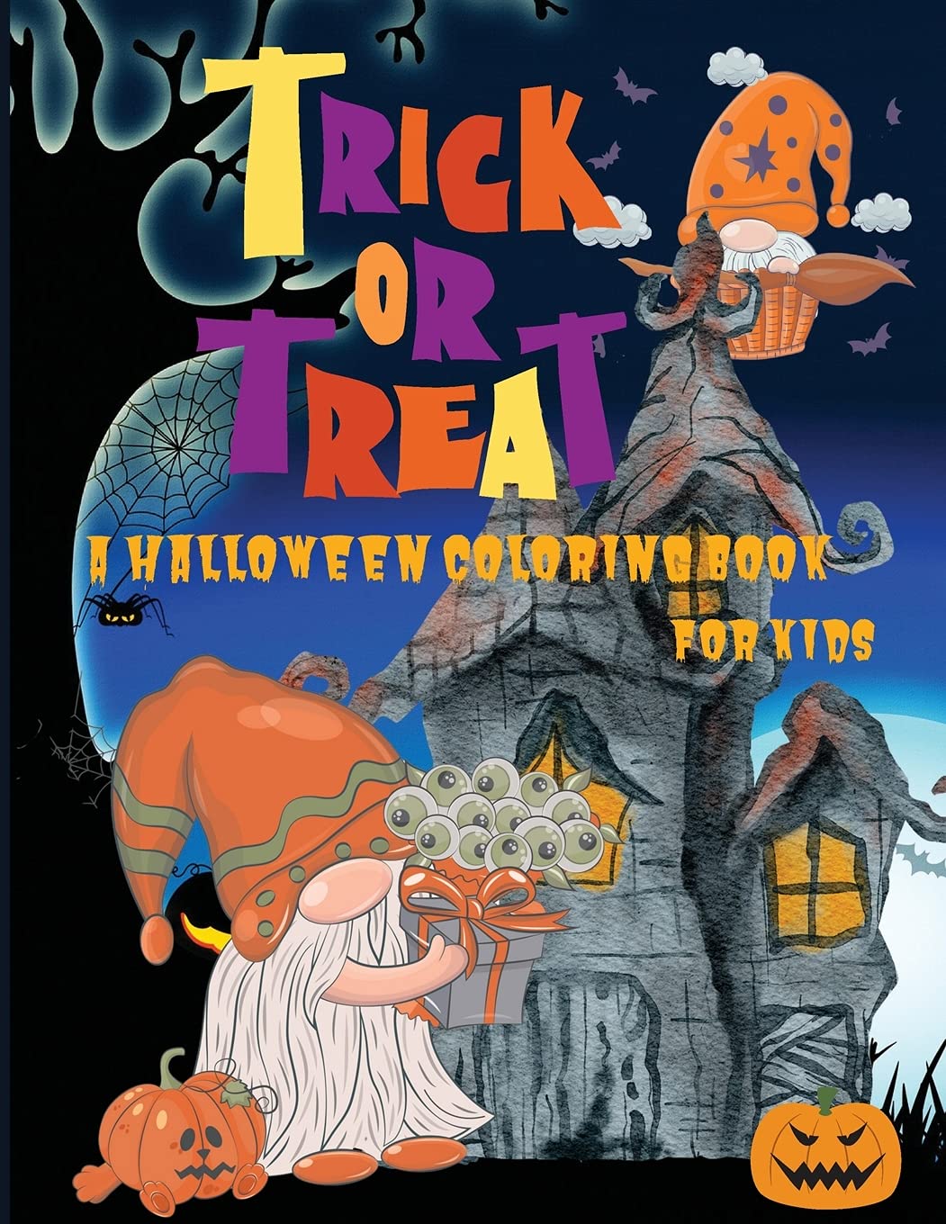 Trick Or Treat A Halloween Coloring Book For Kids Age | Desertcart KSA