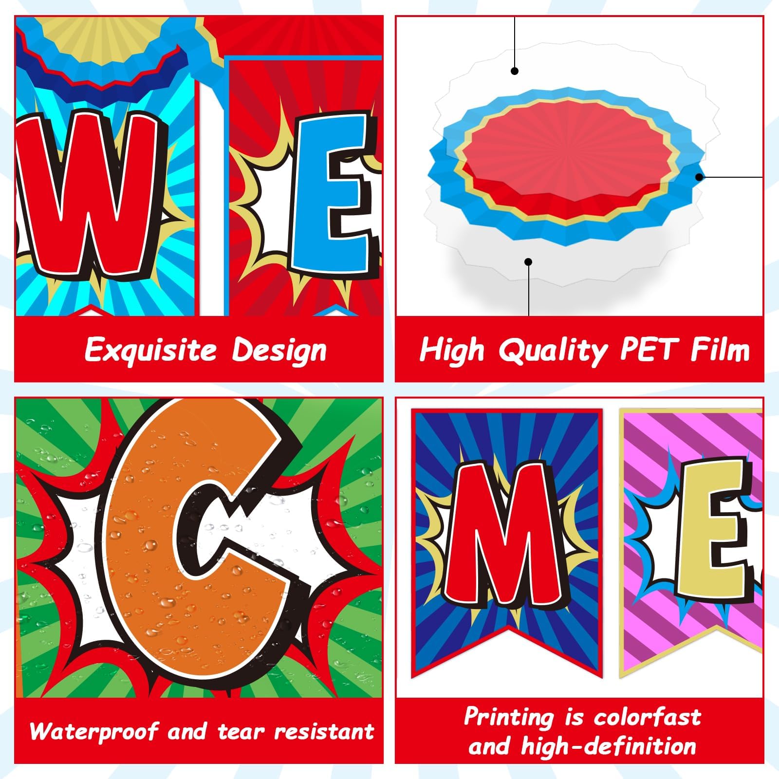 Snapklik.com : 61 Pieces Simply Hero Welcome Classroom Bulletin Board ...