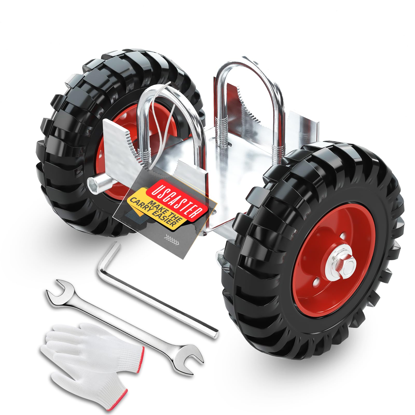 Snapklik.com : USCaster Rolling Gate 6inch Rubber Wheel Carrier For ...