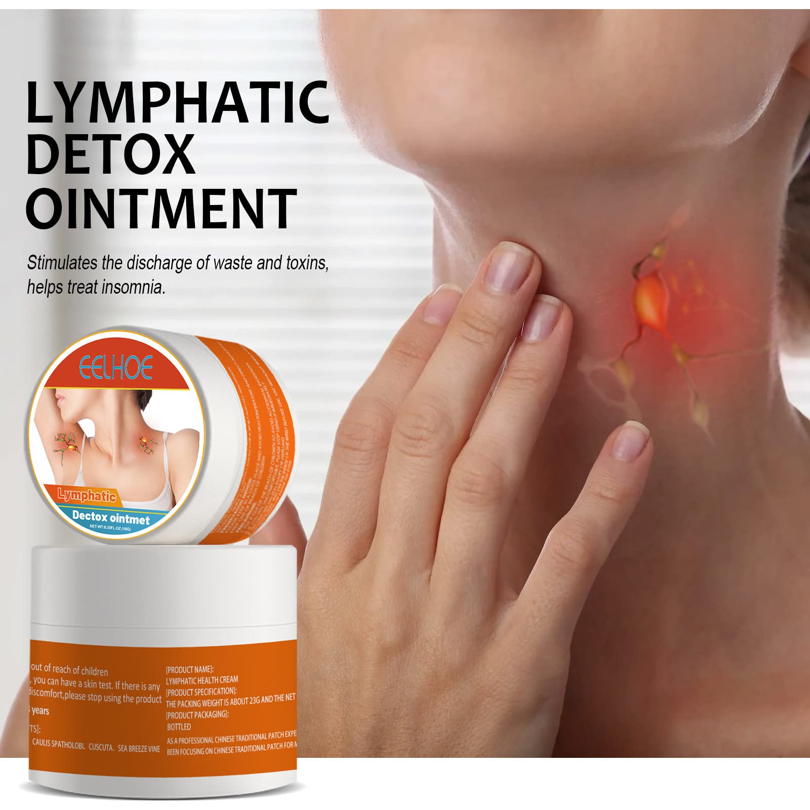 Lymph Nodes Herbal Detox Cream,Lymph Care Ointment,Armpit Lymph Detox ...