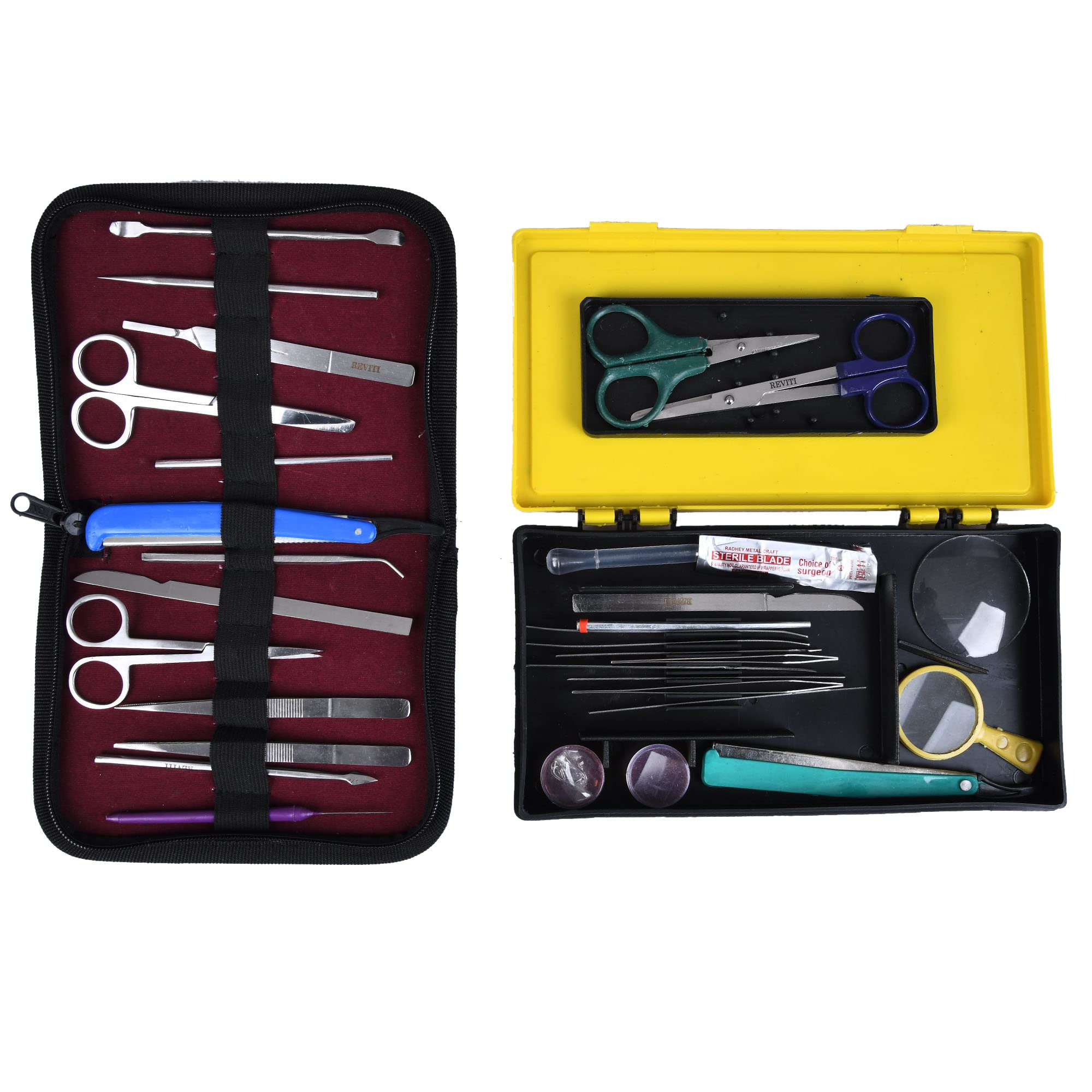 Buy Reviti 36 pc Dissection Box & Dissection Kit for Biology Lab ...