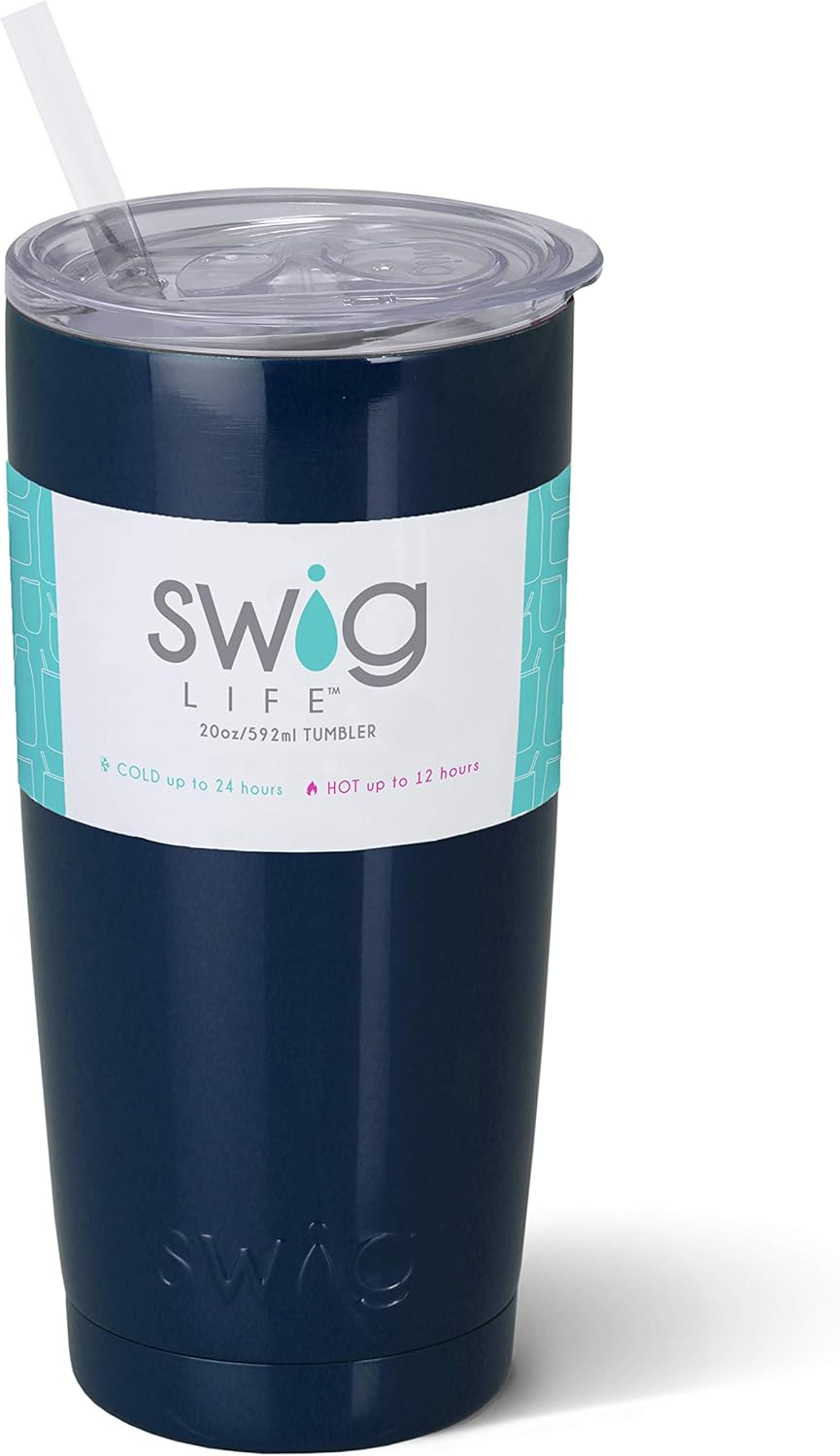 Amazon.com | Swig Life Stainless Steel Triple-Insulated 20oz Tumbler ...