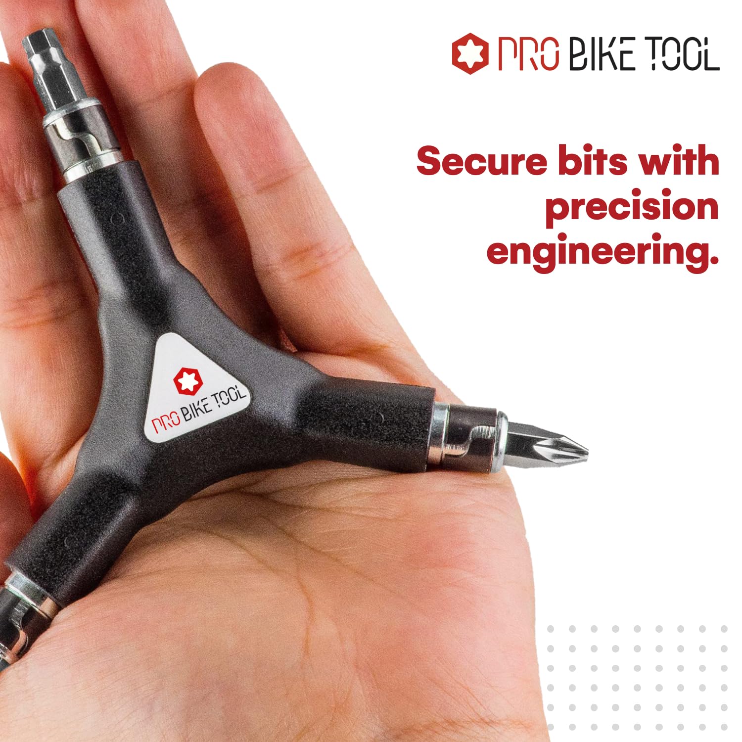 PRO BIKE TOOL 6 in 1 Y Wrench - 6 Interchangeable Bits - Allen Hex, T25 ...