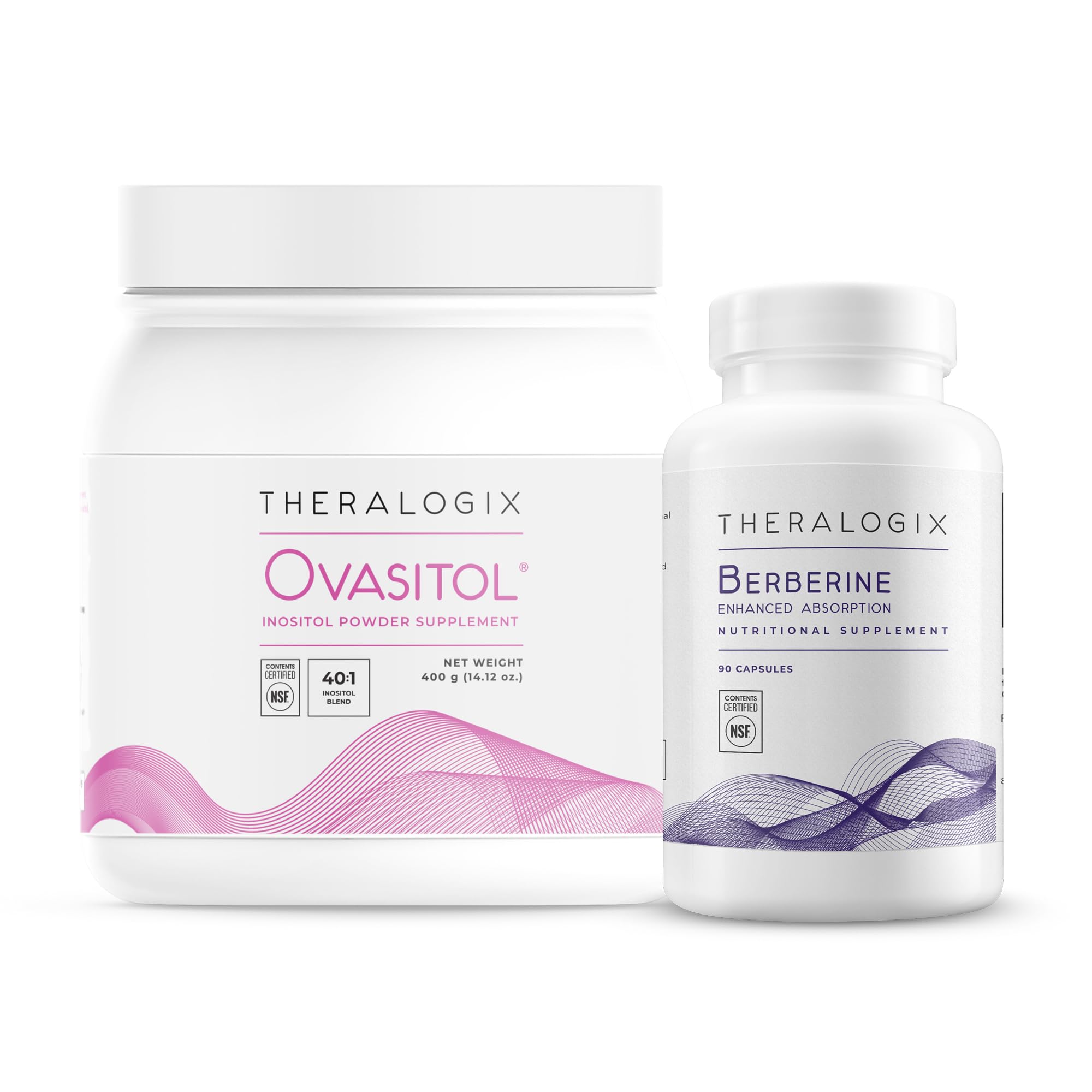 Amazon.com: Theralogix Ovasitol Inositol Canister + Berberine Enhanced ...