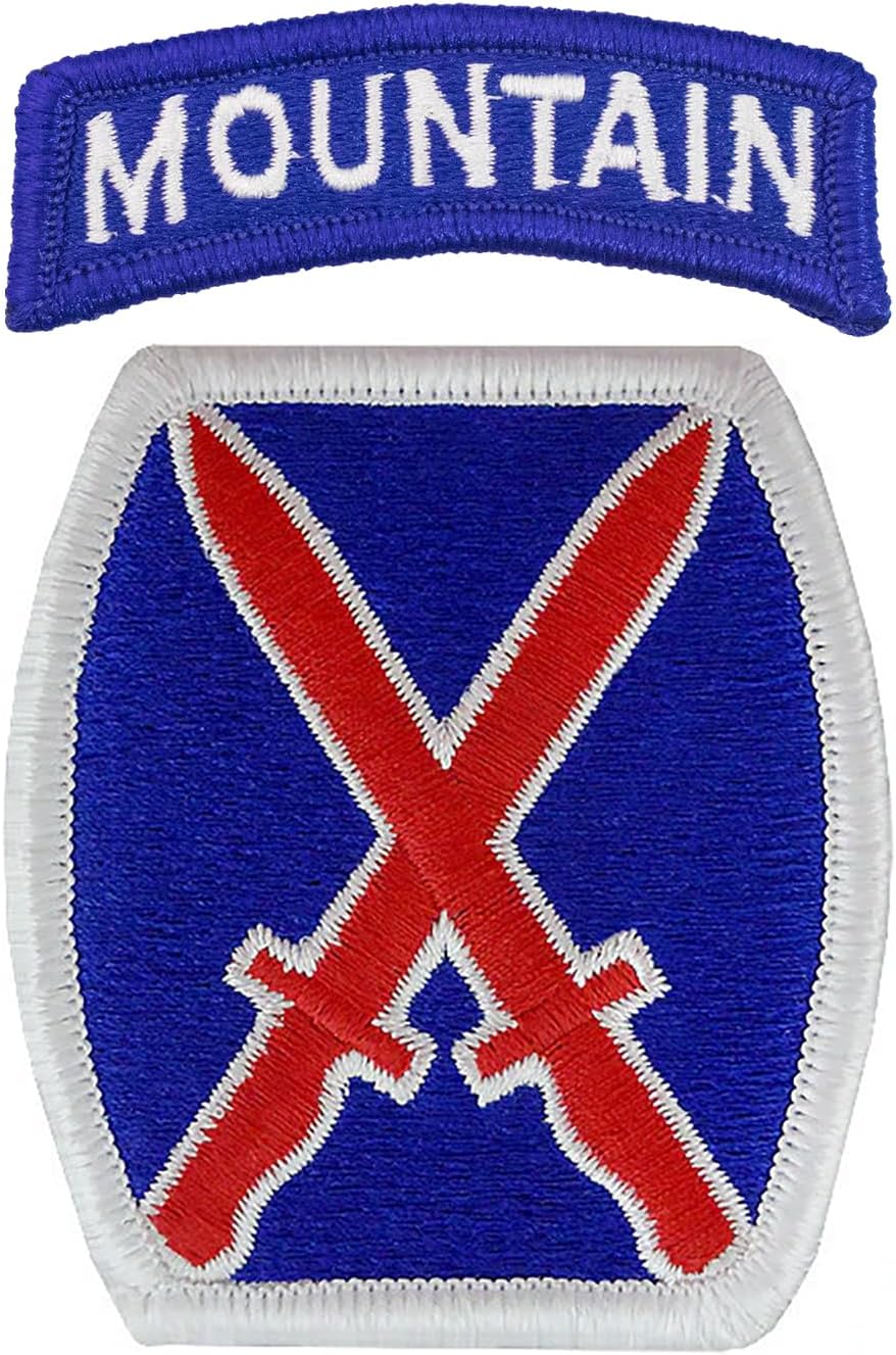 Amazon.com: 10th Infantry Division AGSU Color Patch with Mountain Tab ...