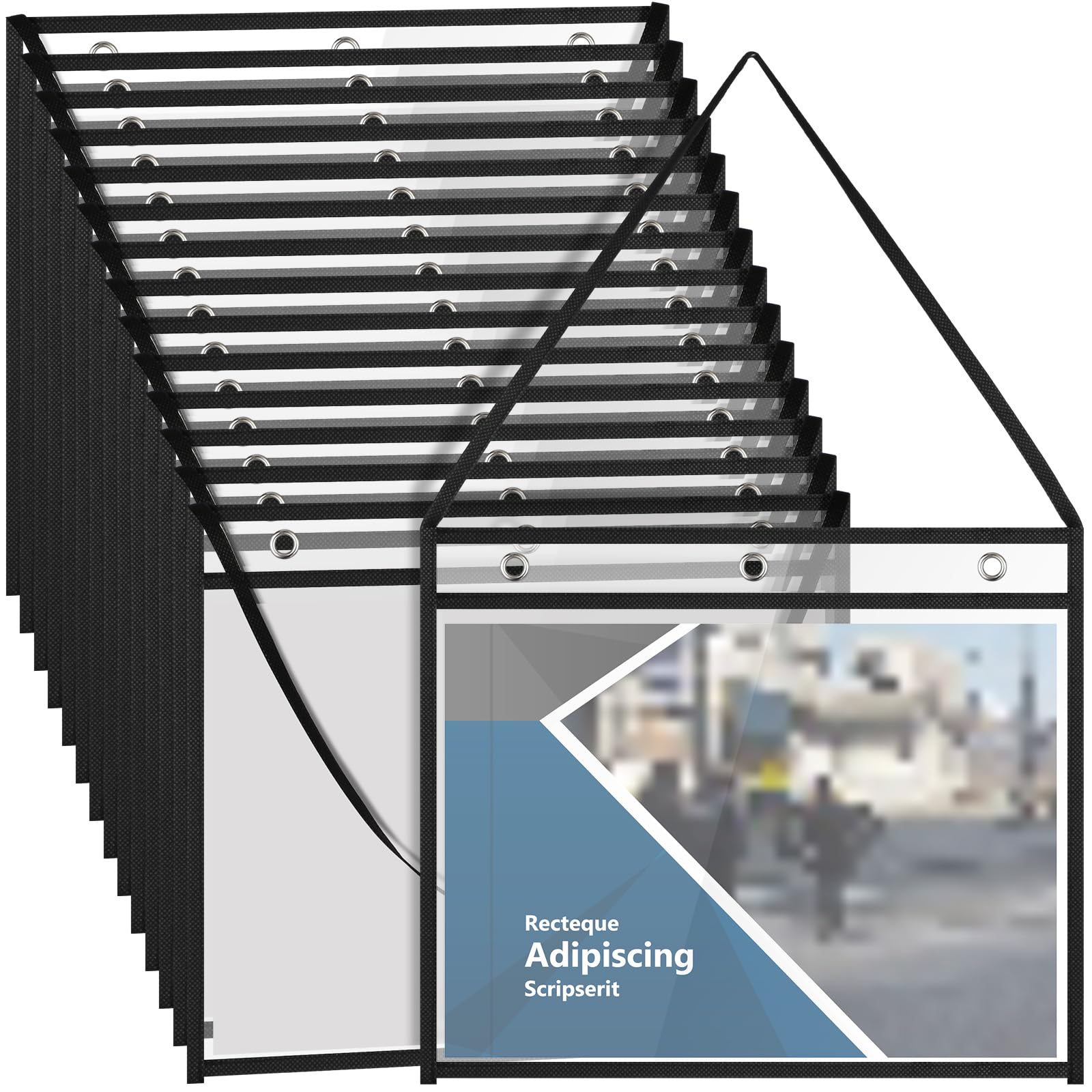 Amazon.com : Saypacck 15 Pcs 9 x 12 Inch Horizontal Shop Ticket Holders ...