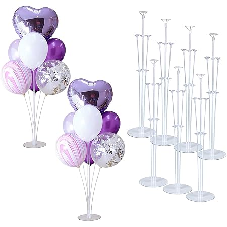 Amazon.com: Balloon Stand Kit, Clear Balloon Column Stand Kits with 4 ...
