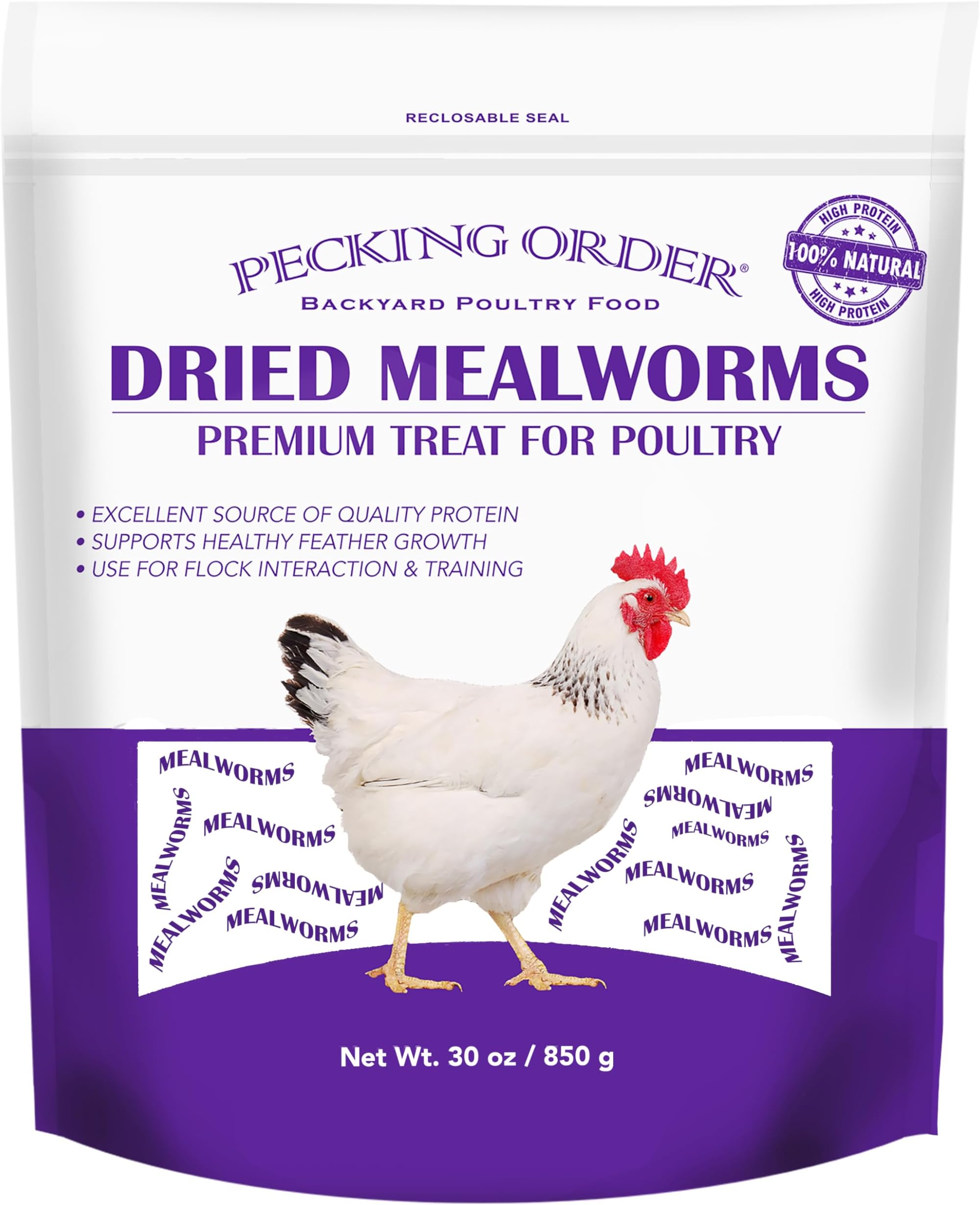 Amazon.com : Pecking Order Dried Mealworms, 11 lbs : Patio, Lawn & Garden