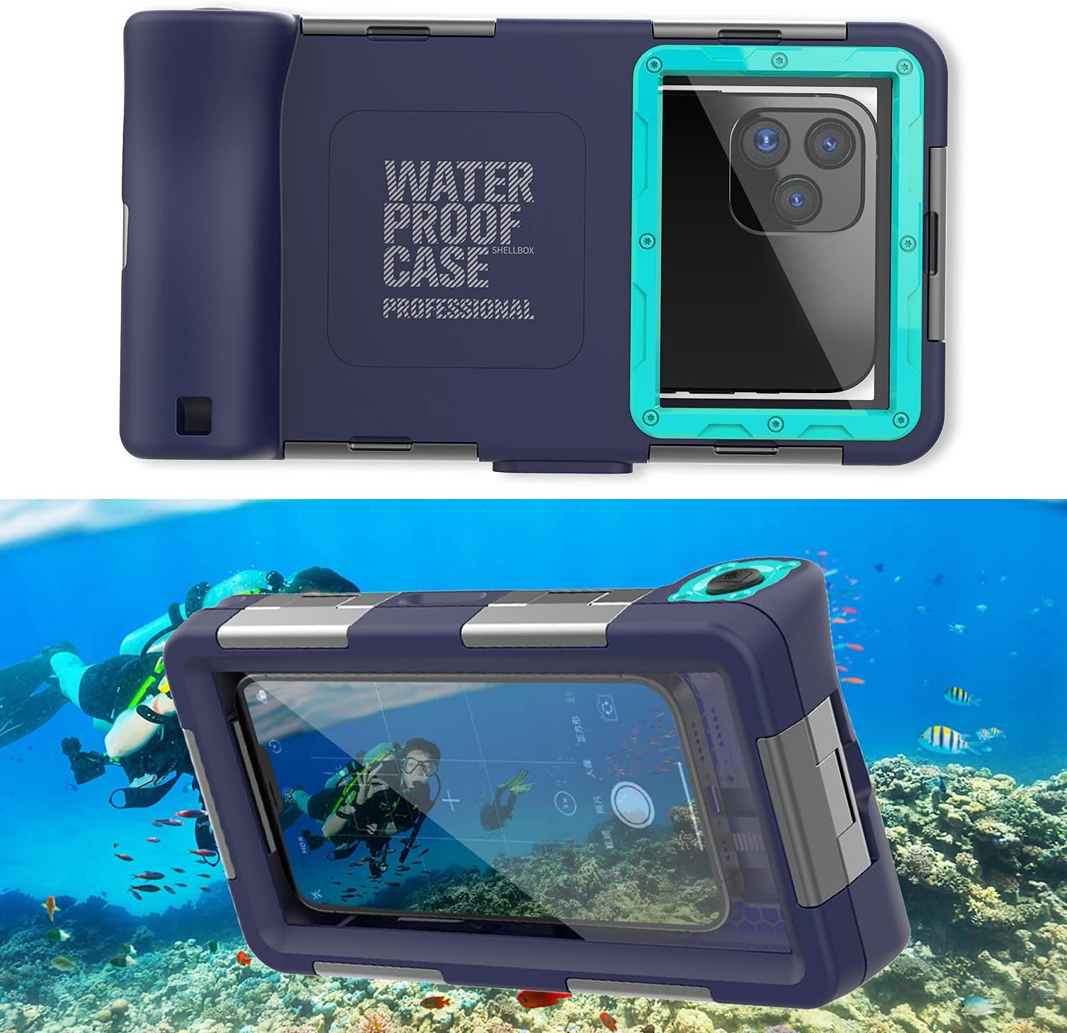 Amazon.com: Professional [15m/50ft] Diving Phone Case for All Samsung ...