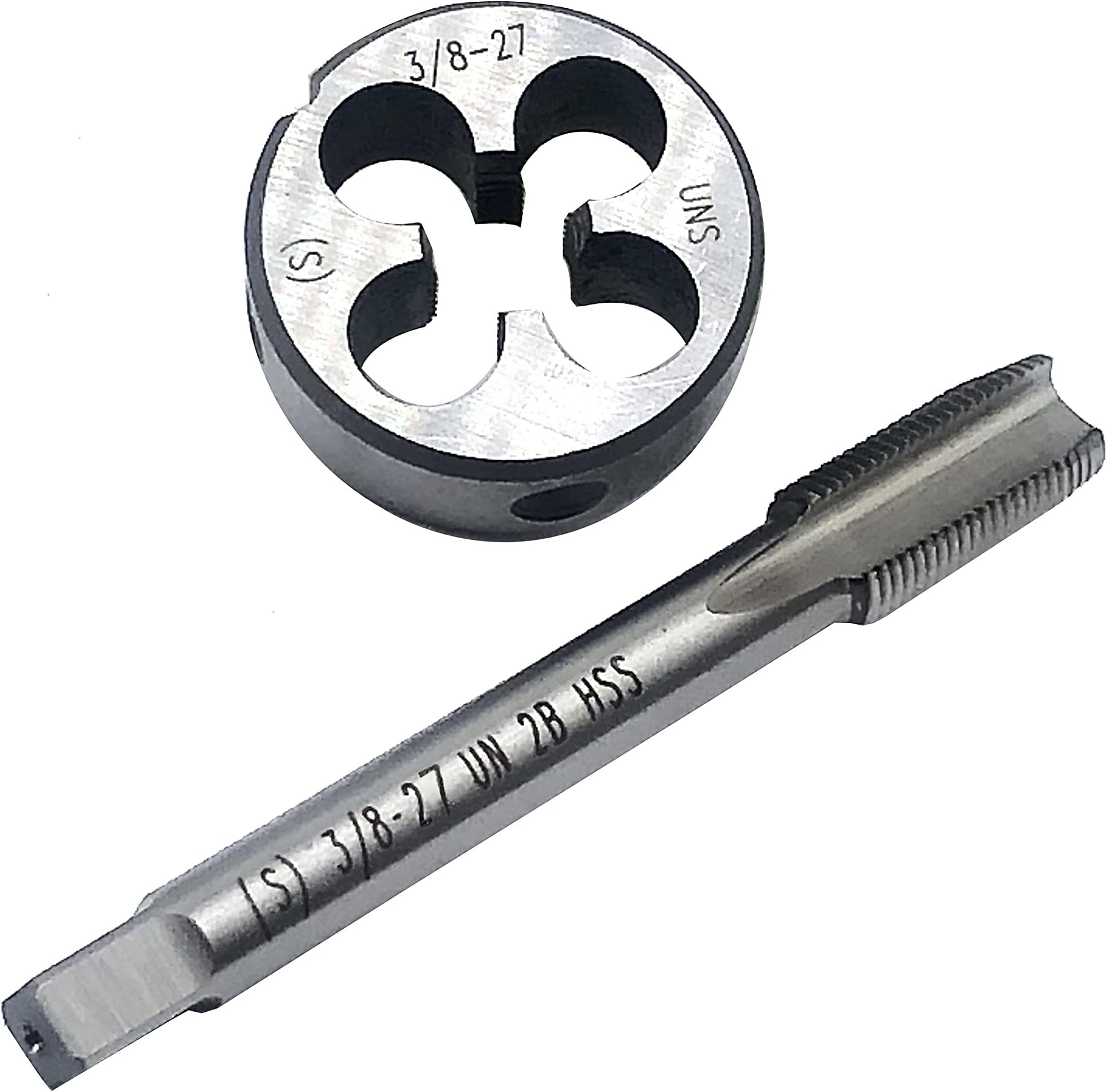 Amazon.com: 7/16-24 Tap And Die Set, UNS Machine Thread Tap and Round ...