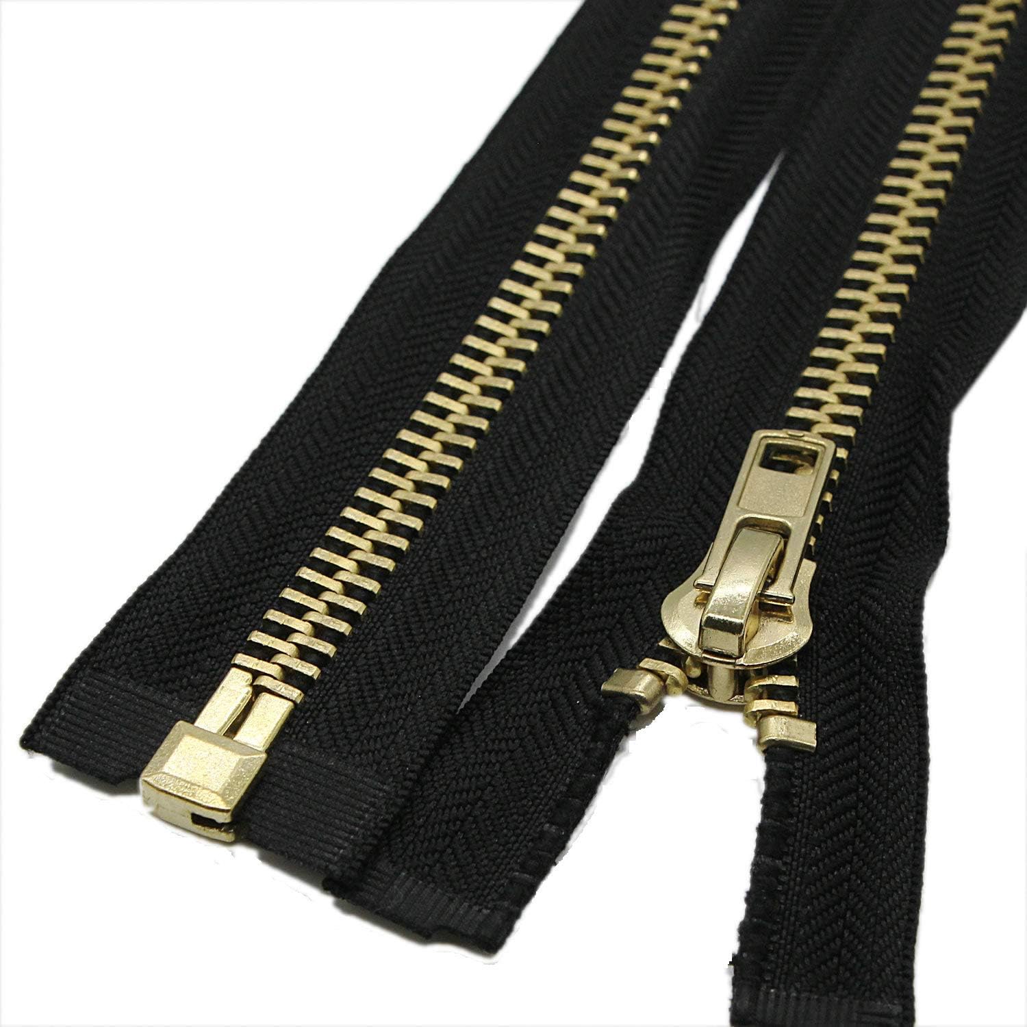 Amazon.com: Leekayer #10 29 Inch Metal Zipper Brass Separating Jacket ...