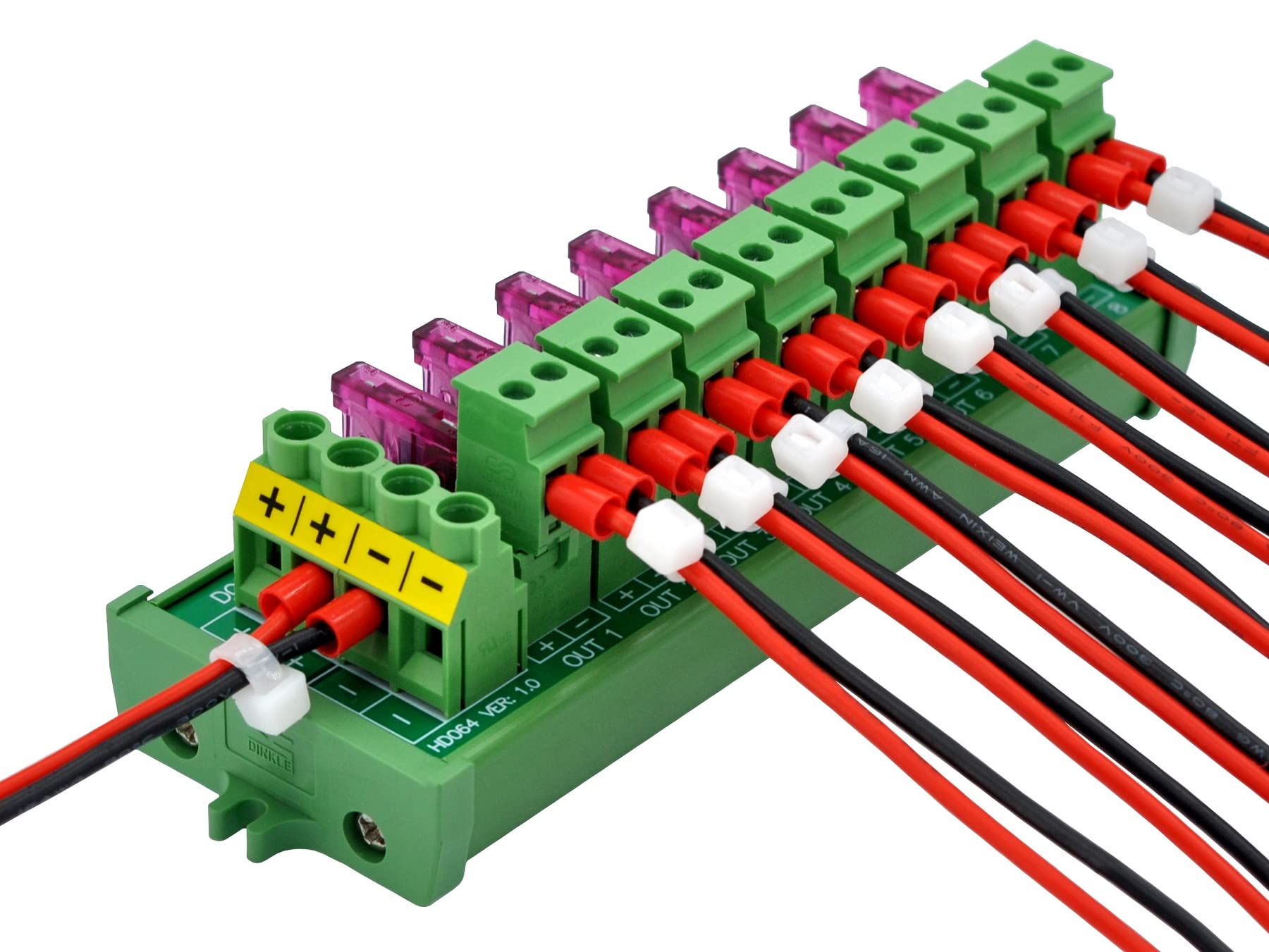 Snapklik.com : Screw Mount DC 5-32V 8 Channel Pluggable Side Wiring ...