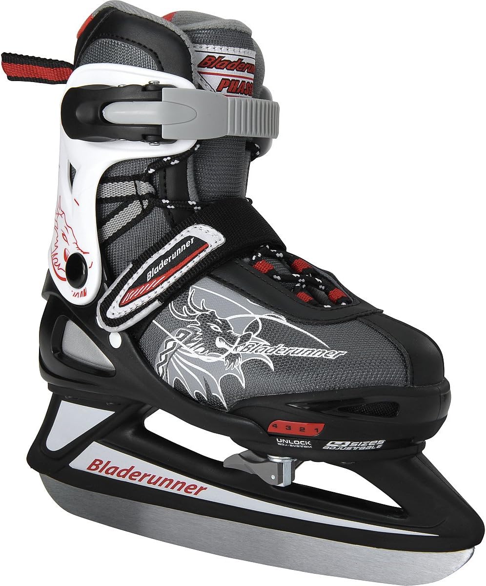 Amazon.com : Bladerunner Boys Phaser Recreational Ice Skates ...