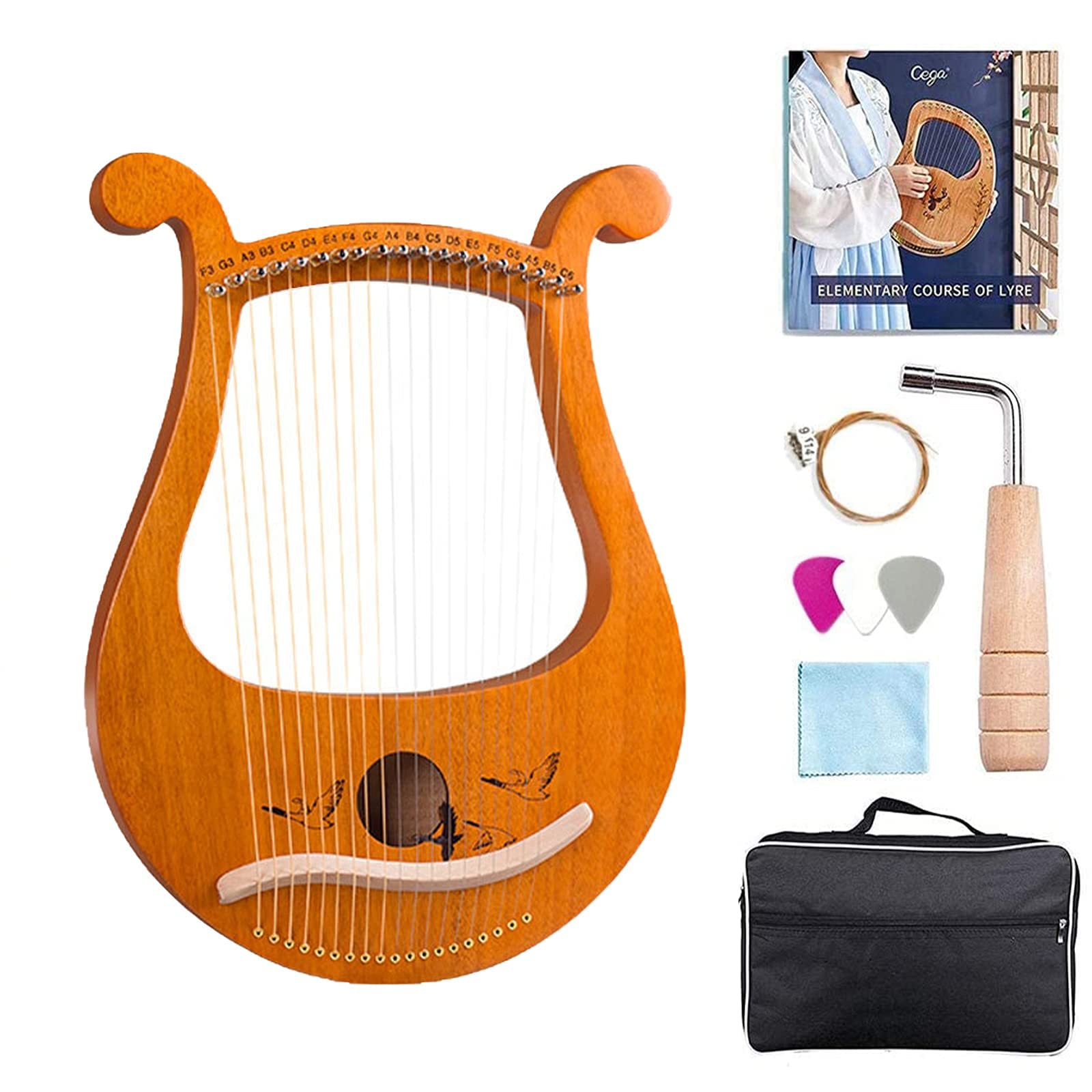 Hand Made Lap Harp Lyre Harp 19 String Harpsicle Adult | Desertcart KUWAIT