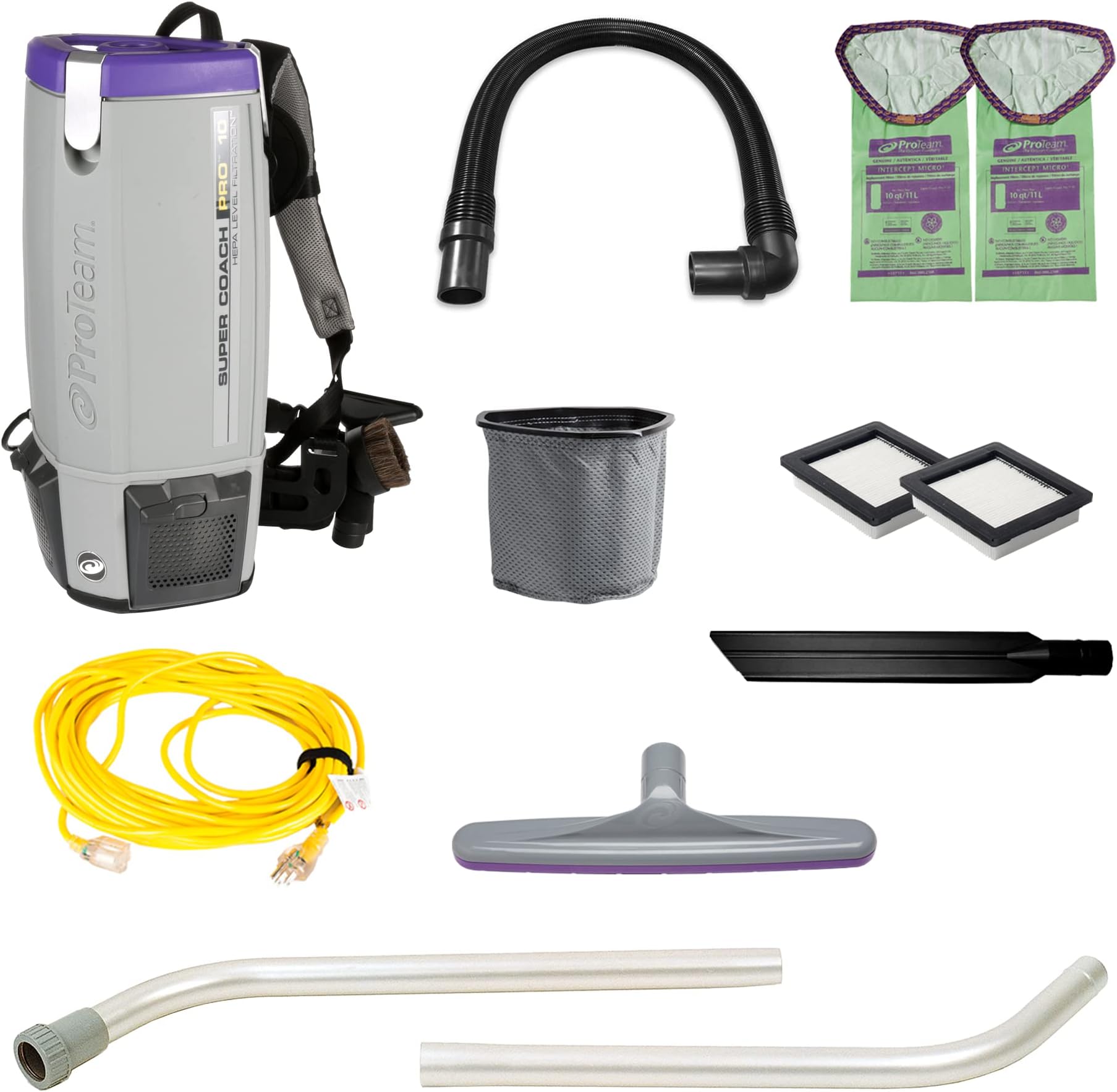 Amazon.com: Hoover Commercial 40V Brushless Backpack Vacuum Cleaner Kit ...