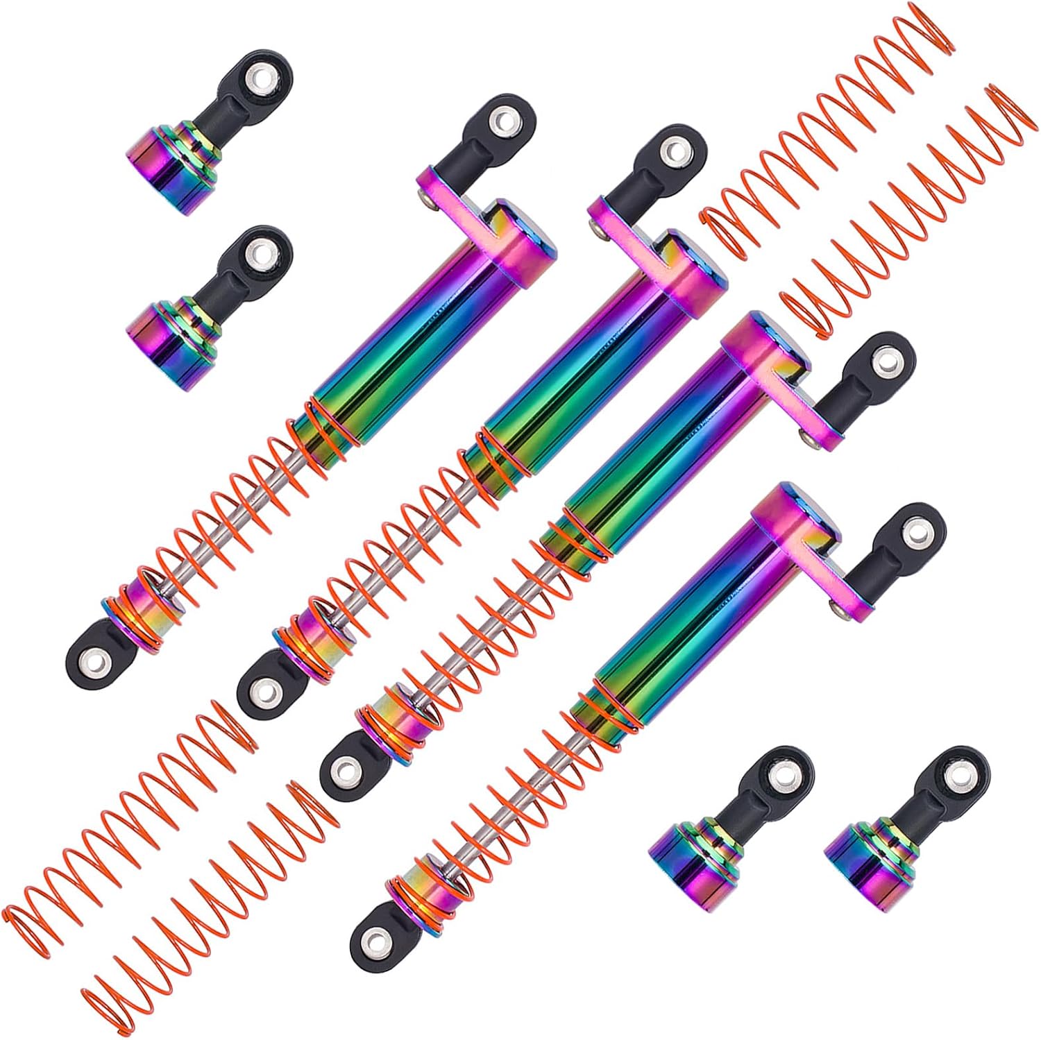 Amazon.com: TOOMOD 1/10 RC Shock Oil Dampers kit with Offset Cap for 1/10 SCX10 TRX4 Capra Axial ...