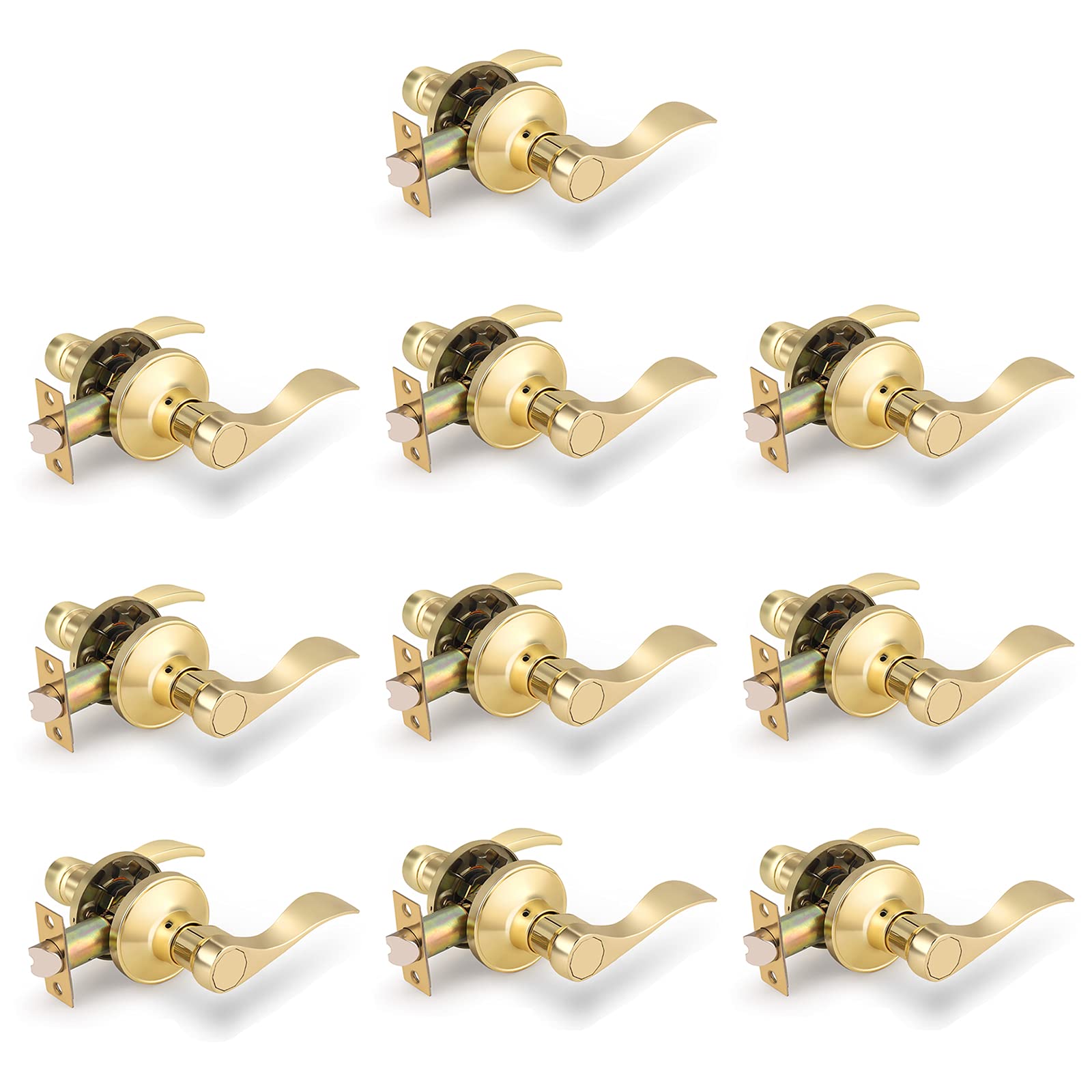 Snapklik.com : Gobrico Drop/Wave Hall And Closet Door Locks Passage ...