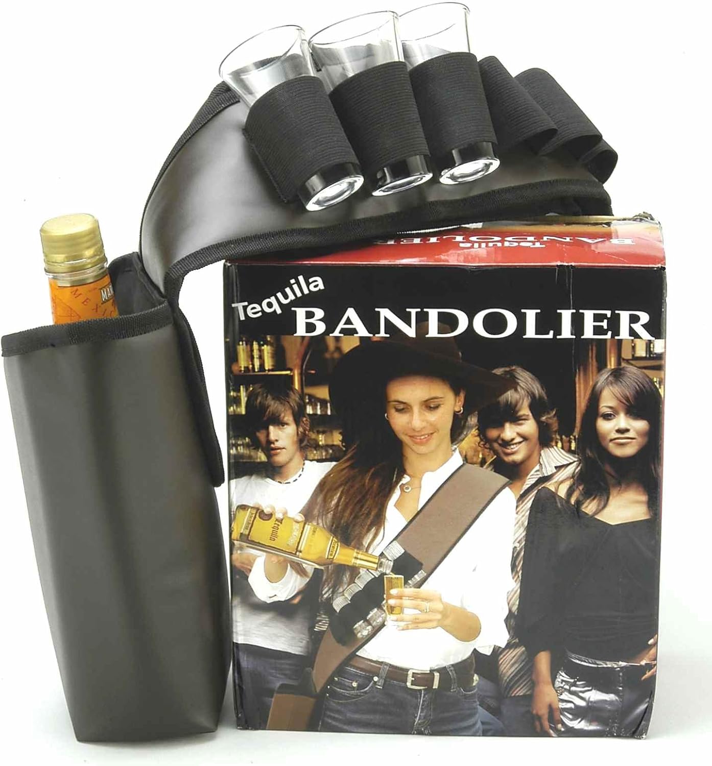 Amazon.com: Forum Novelties Tequila Server Bandolier Belt : Clothing ...