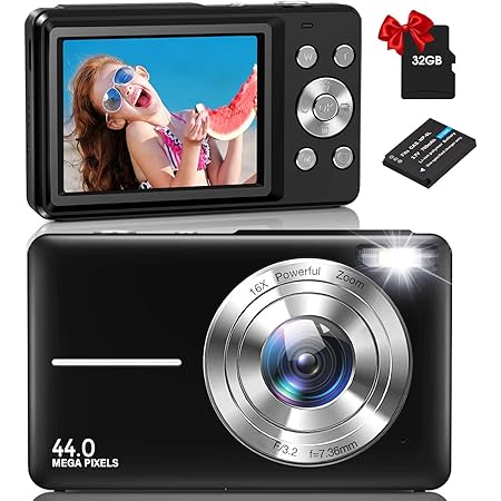 Digital Camera, Nsoela Vlogging Camera Rechargeable Digital Cameras FHD ...