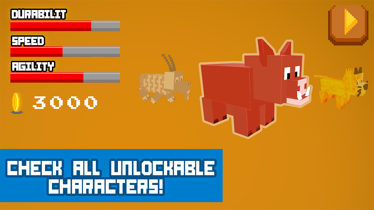 Crazy Cube Goat: Turbo Attack | 3D Animal Simulator Goat Sim Cute Pets ...