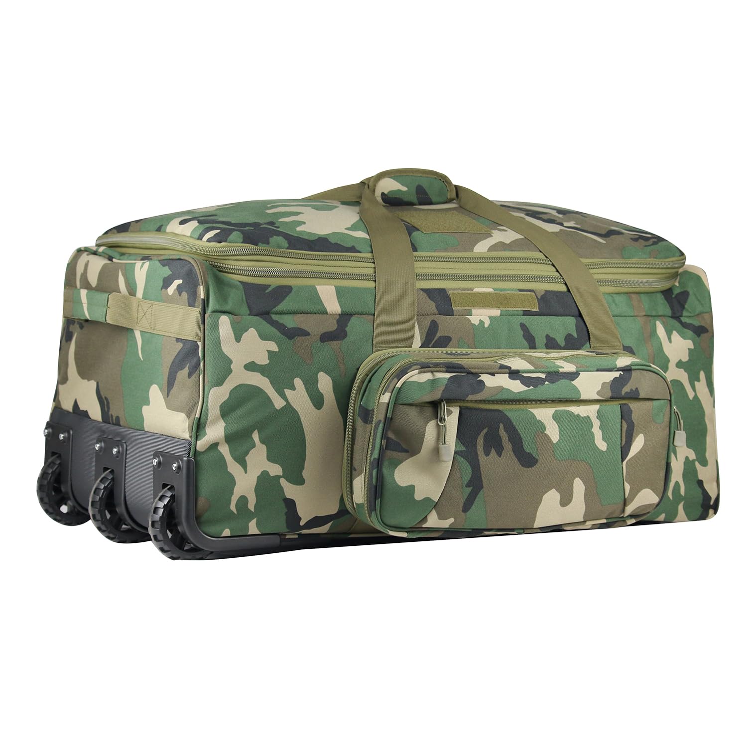 Snapklik.com : Duffel Bag Wheels Rolling Deployment Wheeled Military ...