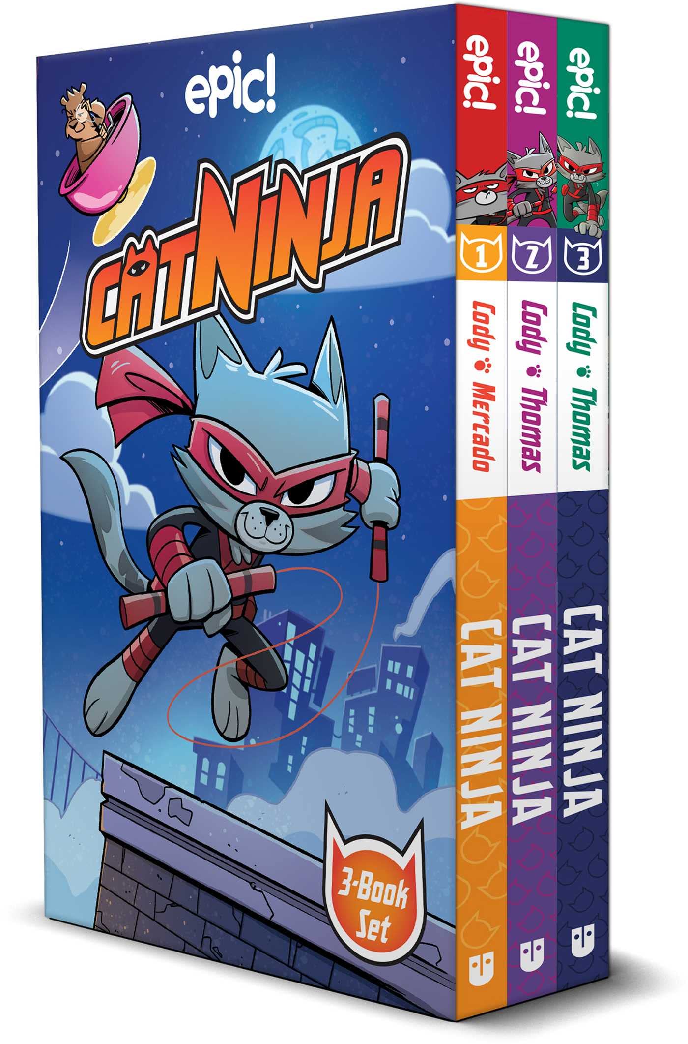 Amazon.com: Cat Ninja Box Set: Books 1-3: 9781524876845: Cody, Matthew ...