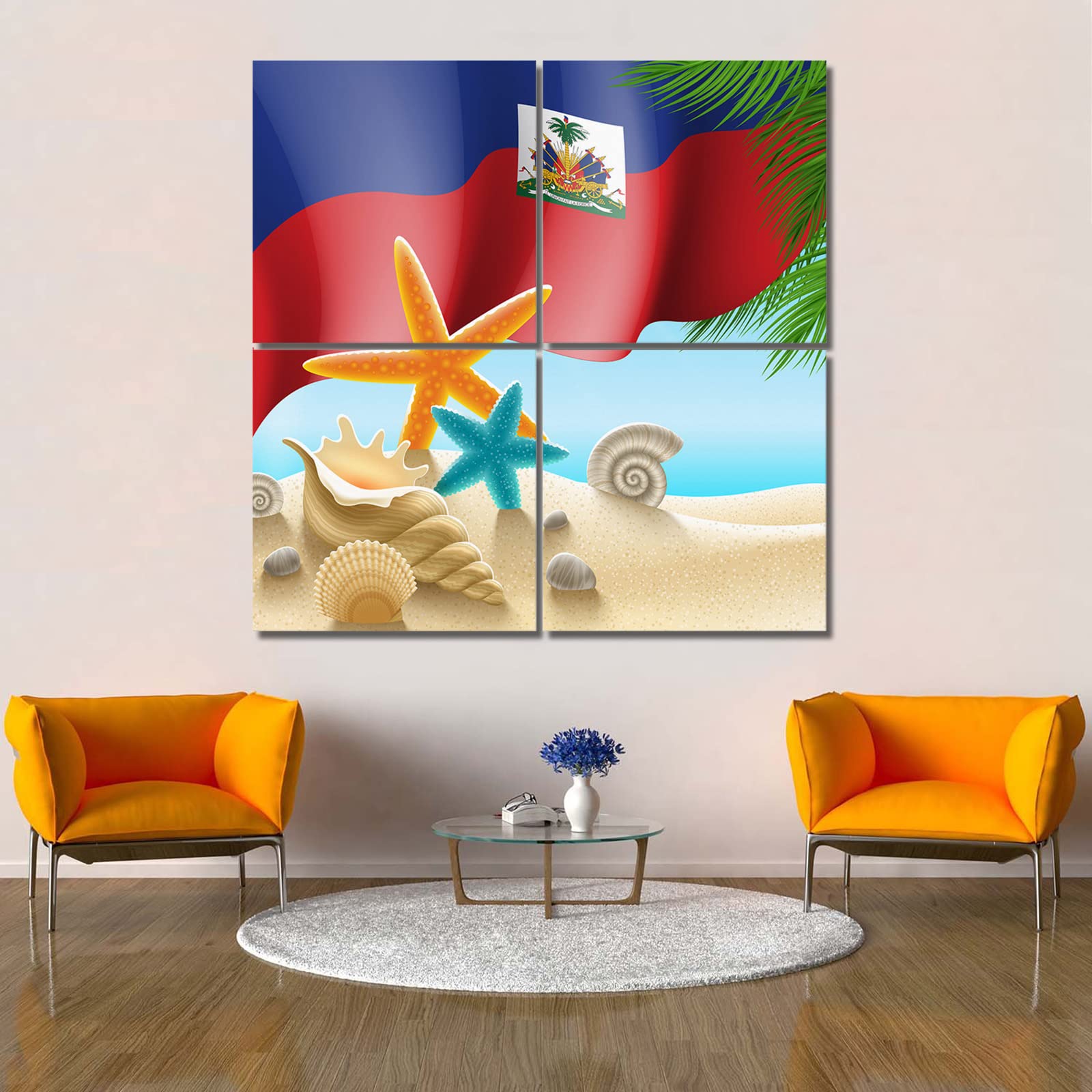 Haitian Flag Art