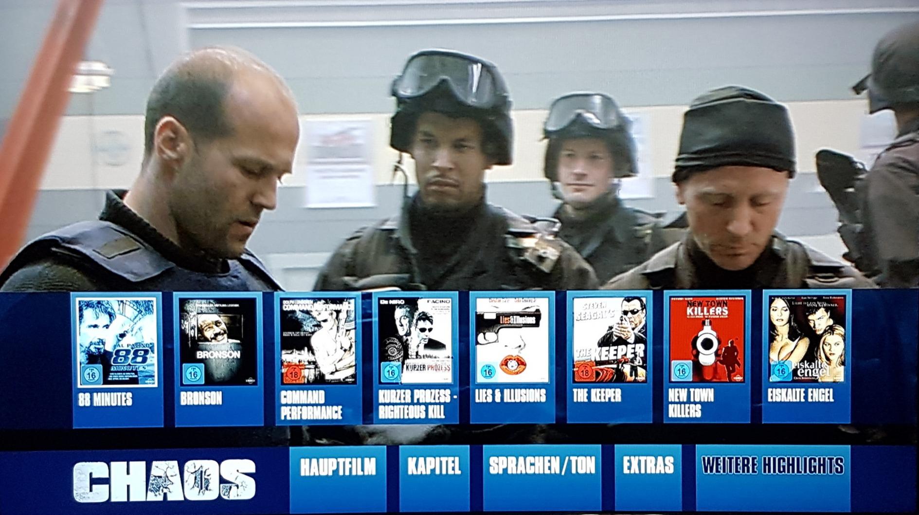 Chaos [Blu-ray]: Amazon.de: Jason Statham, Ryan Phillippe, Wesley ...