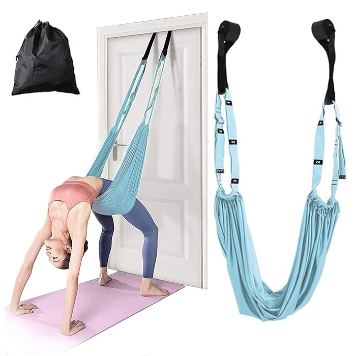 Buy Fitness Yoga Stretching Strap, Adjustable Leg Stretcher Back Bend ...