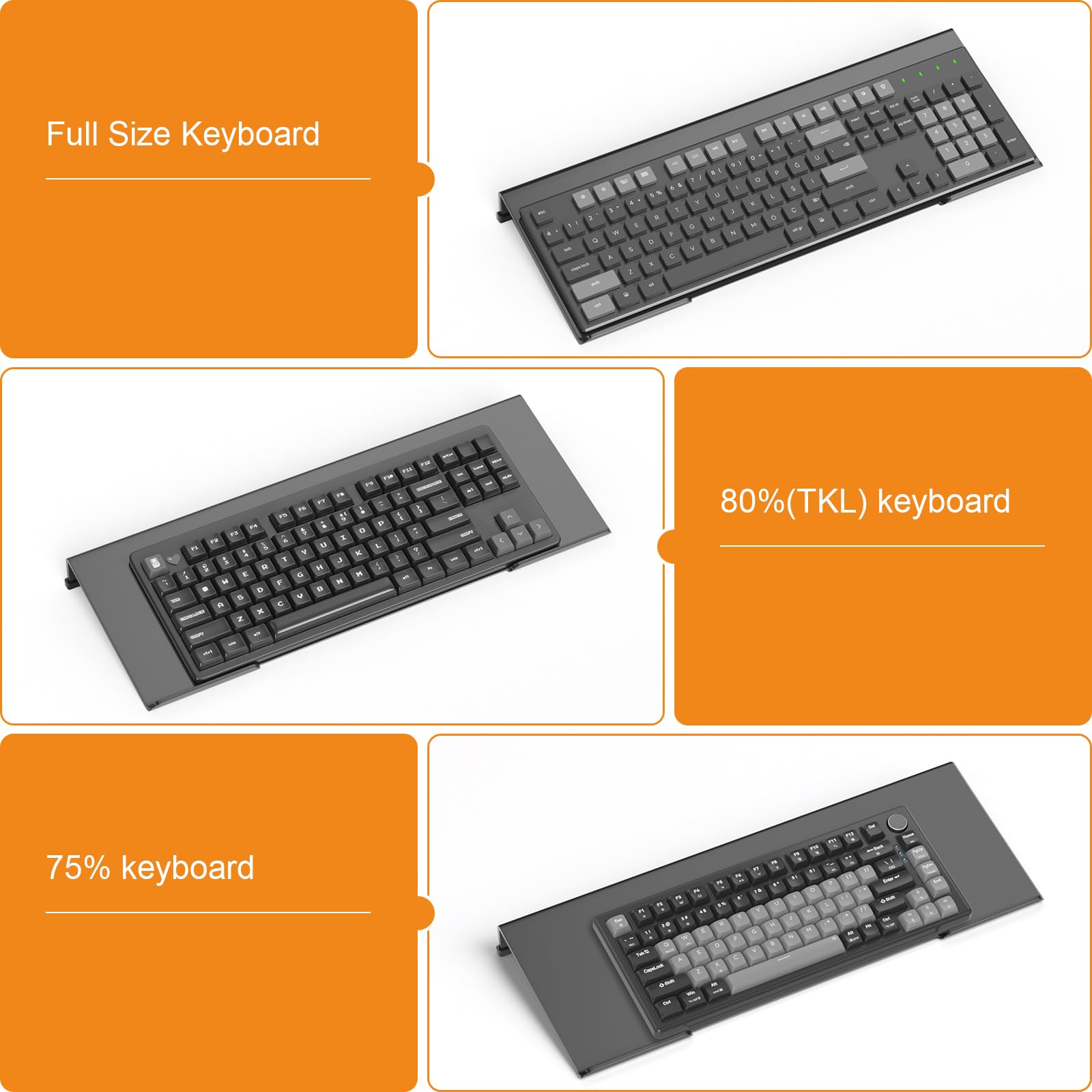 Snapklik.com : Beego Ergonomic Computer Keyboard Stand Holder Black ...