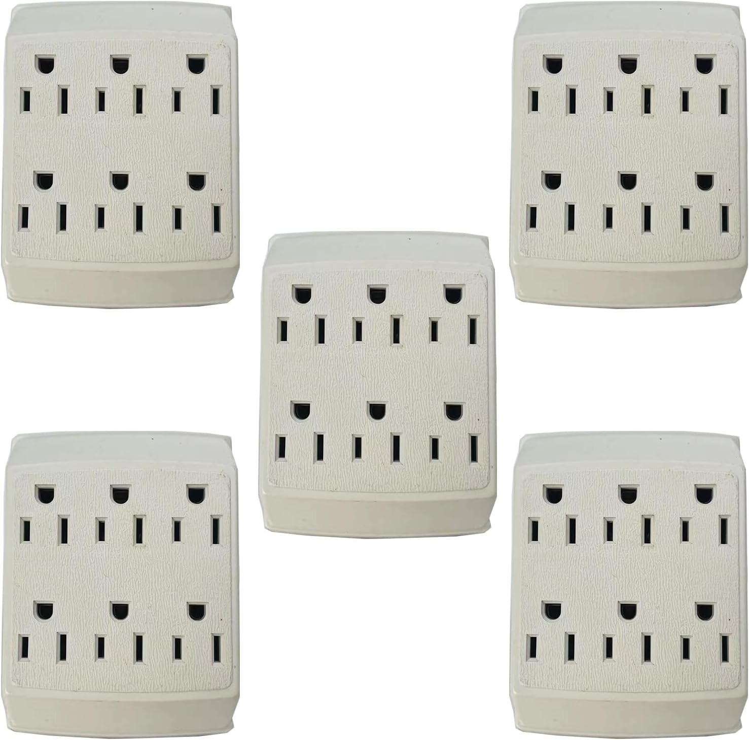 Amazon.com: 6 Outlet Extender, Multi Plug Outlet with 3 Prong ...