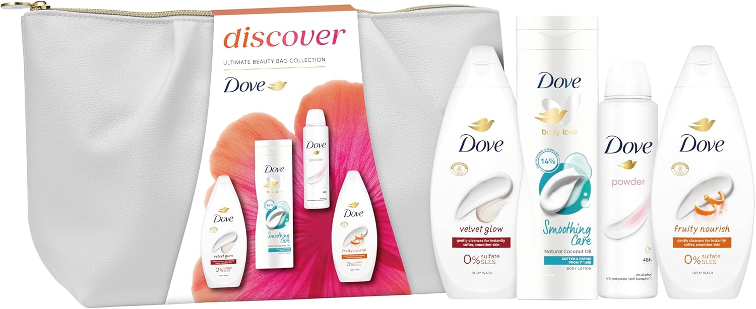 Dove Gift Set Discover Ultimate Beauty Collection with Two Body Washes ...