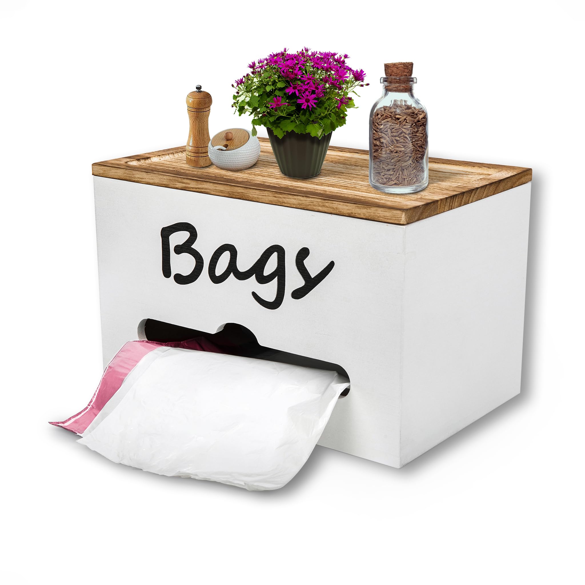 Amazon.com: Sortany Trash Bag Holder Dispenser, Extra Large Trash Bag ...