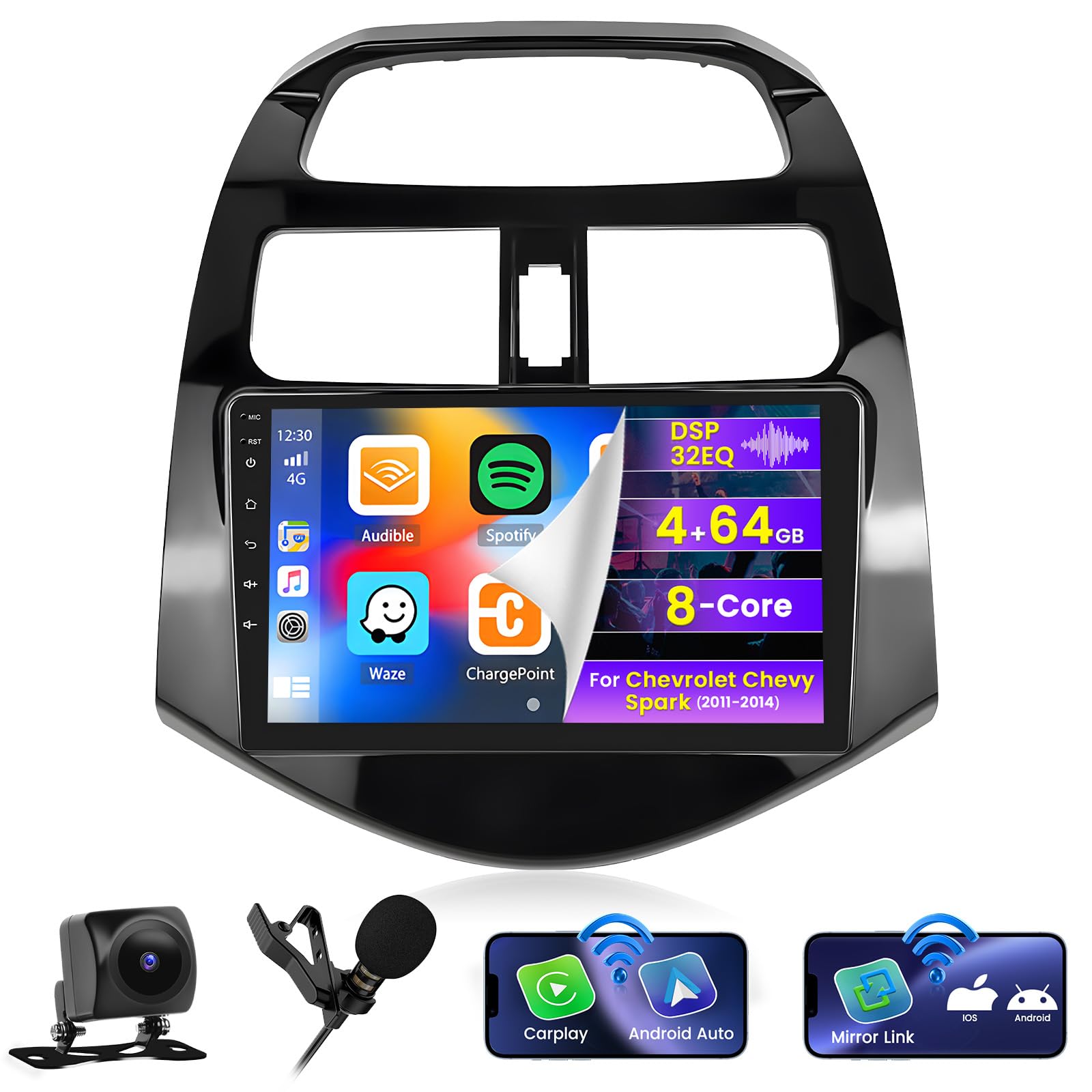 Snapklik.com : 8 Cores 4+64G Android Car Radio For Chevrolet Chevy ...
