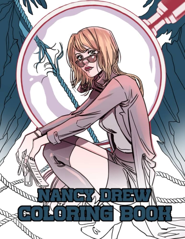 nancy drew coloring pages