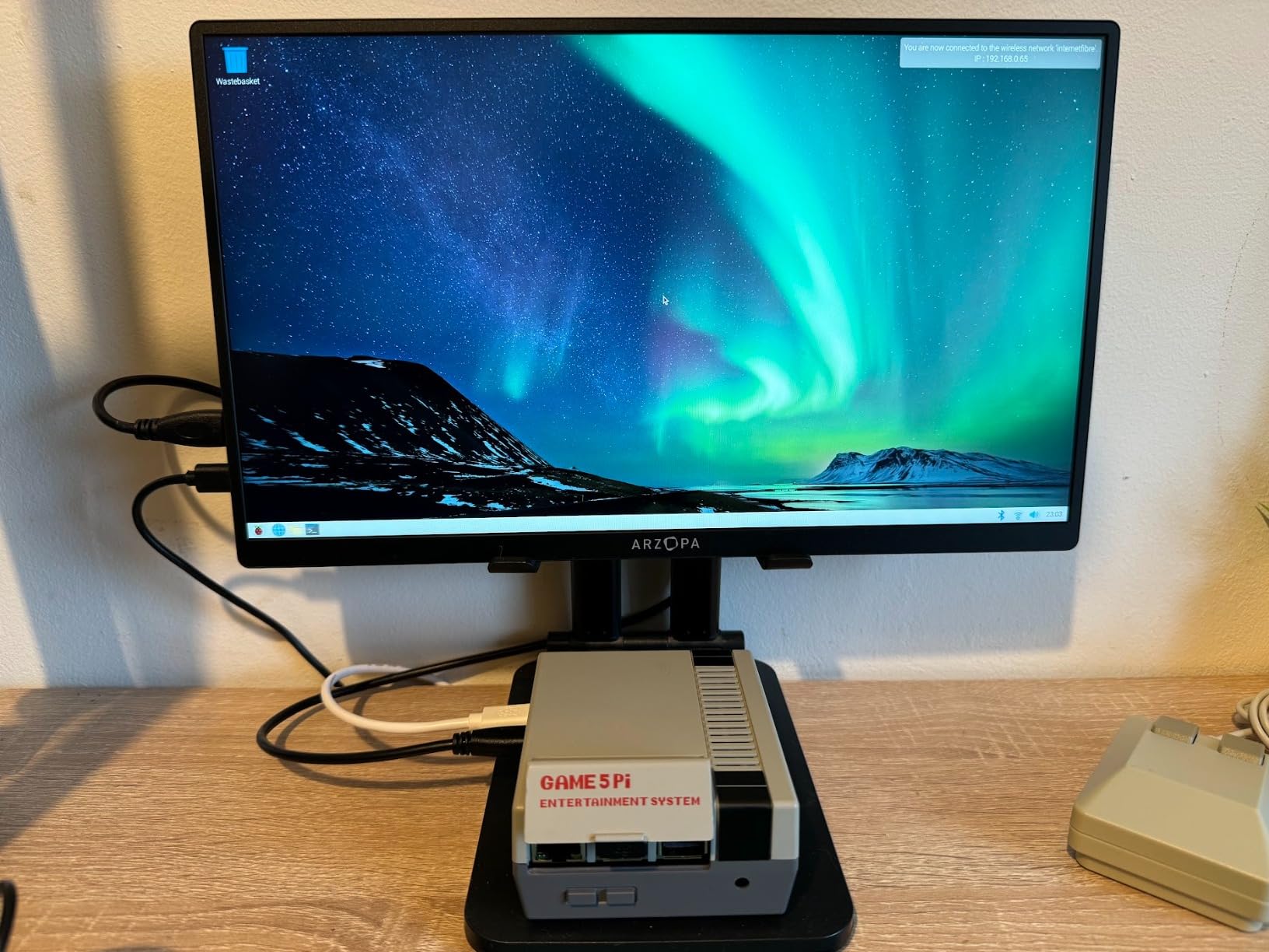 GeeekPi Retro Gaming Game5Pi Case for Raspberry Pi 5, Raspberry Pi 5 ...