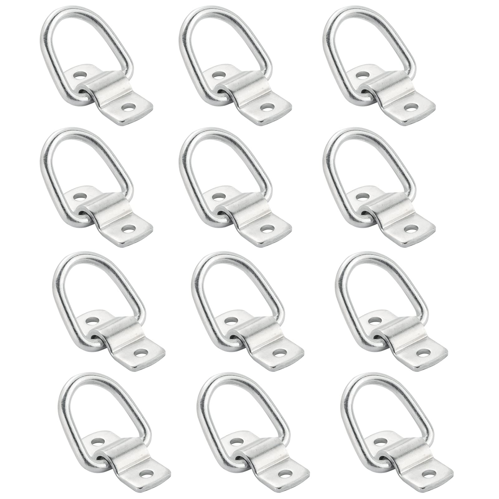 Buy ATPEAM D-Ring Tie Downs|1/4" Heavy Duty Anchor D Rings for Trailers ...