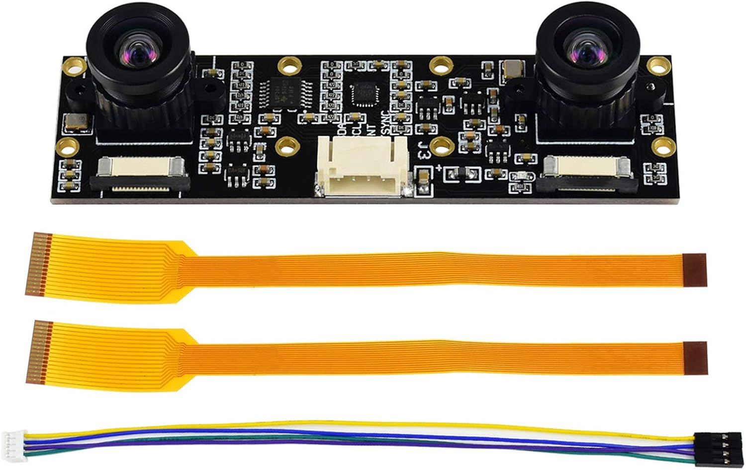 IMX219-83 Stereo Binocular Camera, 8MP Dual IMX219 Camera Module, 3280 ...