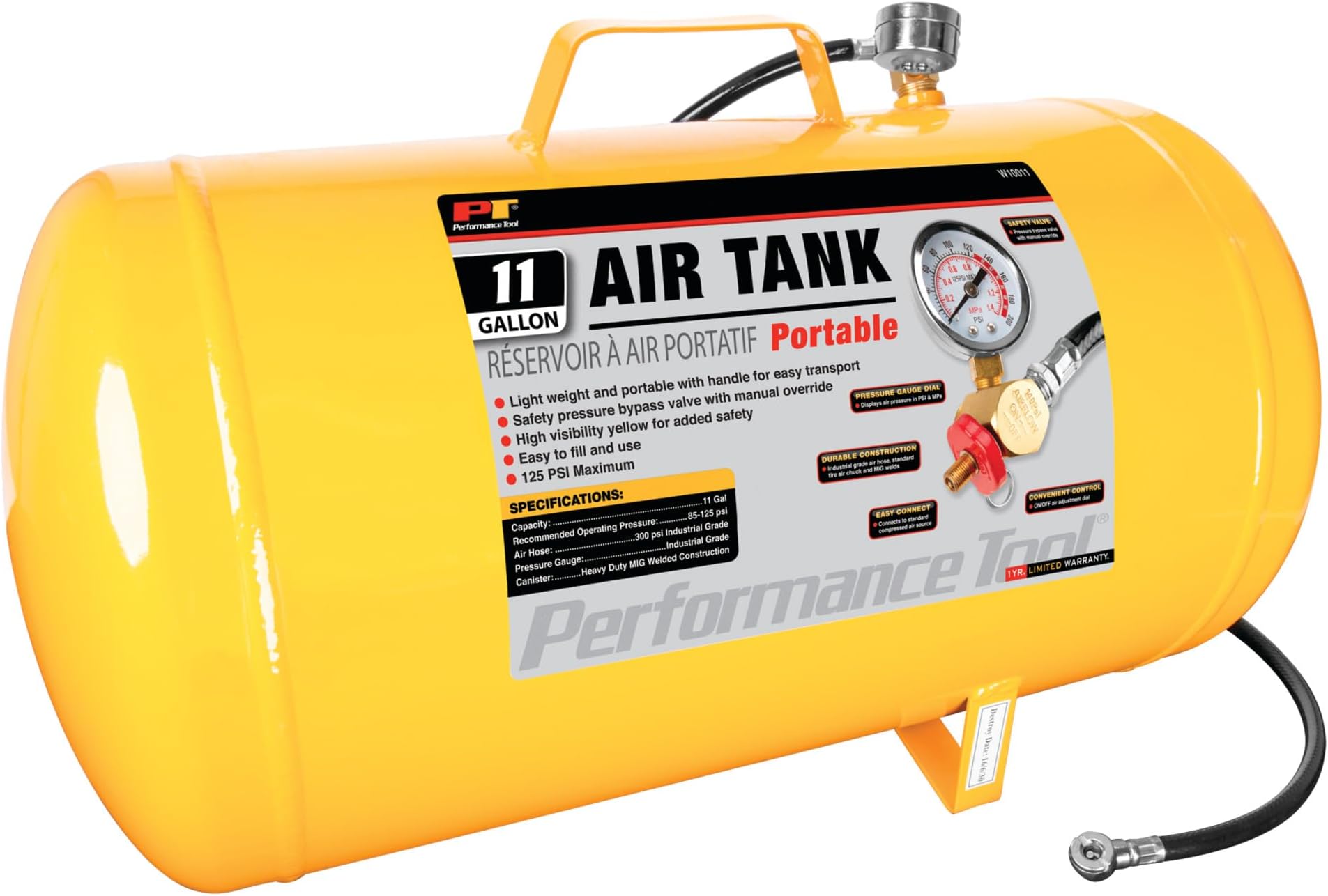 Amazon.com: BIG RED T88007-1 Torin Horizontal Portable Air Storage Tank ...