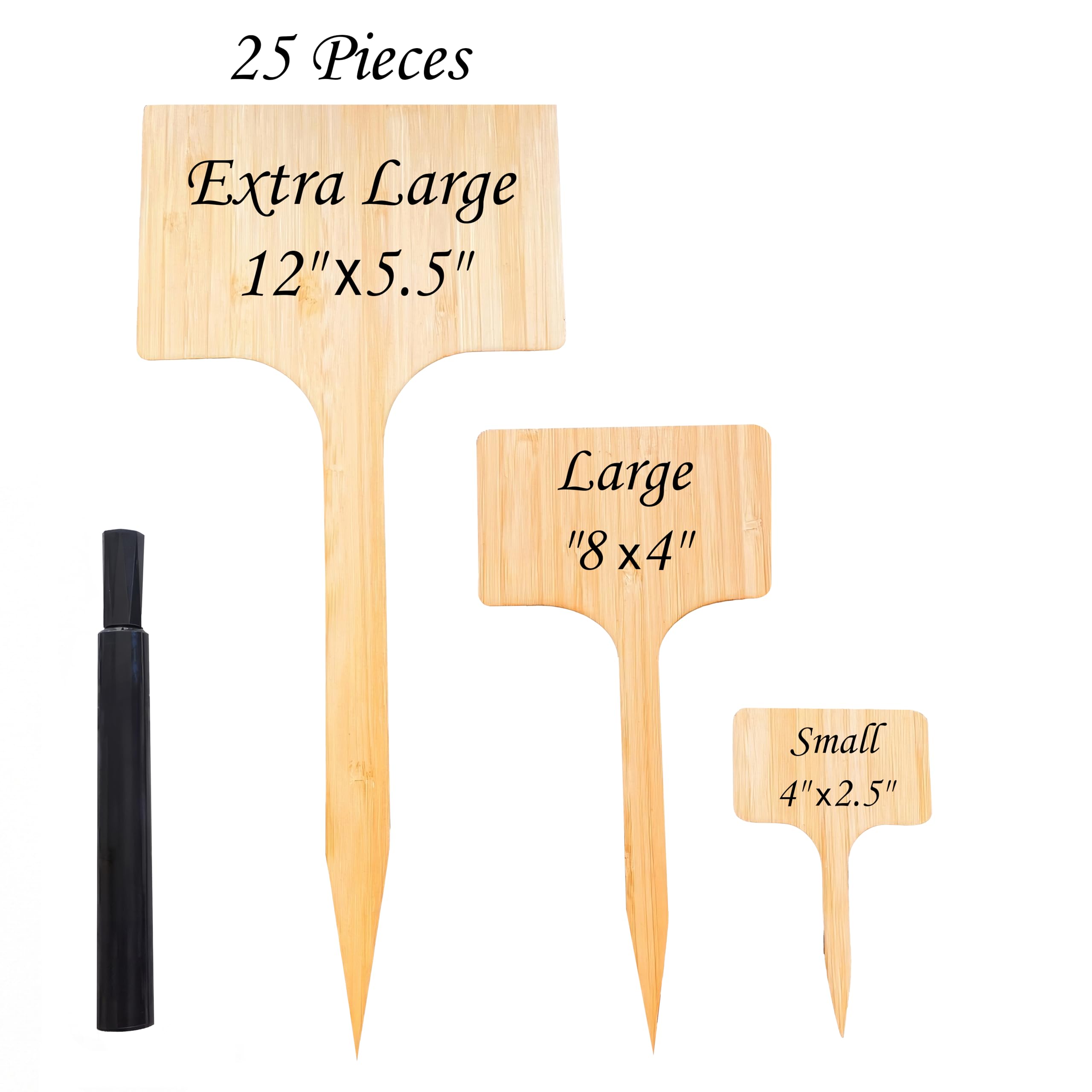 Amazon.com: 25 Pack 12" Extra Tall Plant Labels Large Garden Markers ...