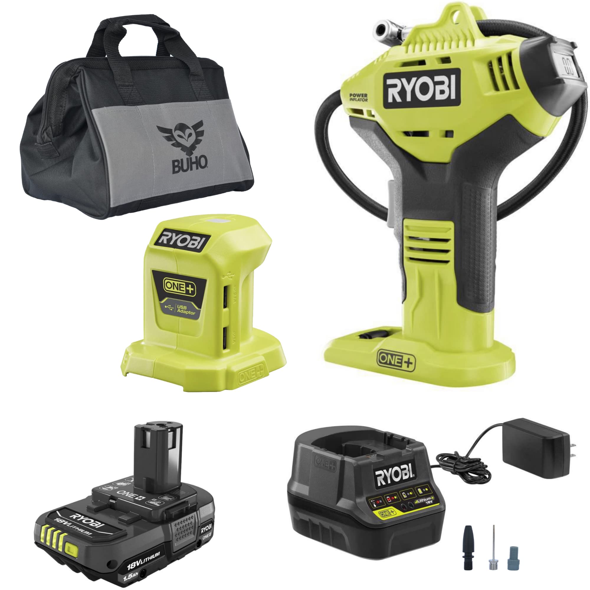 Ryobi Portable Power Inflator 18 Volt One With Portable Power ...