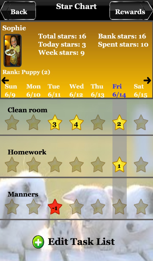 Reward Charts - App on the Amazon Appstore