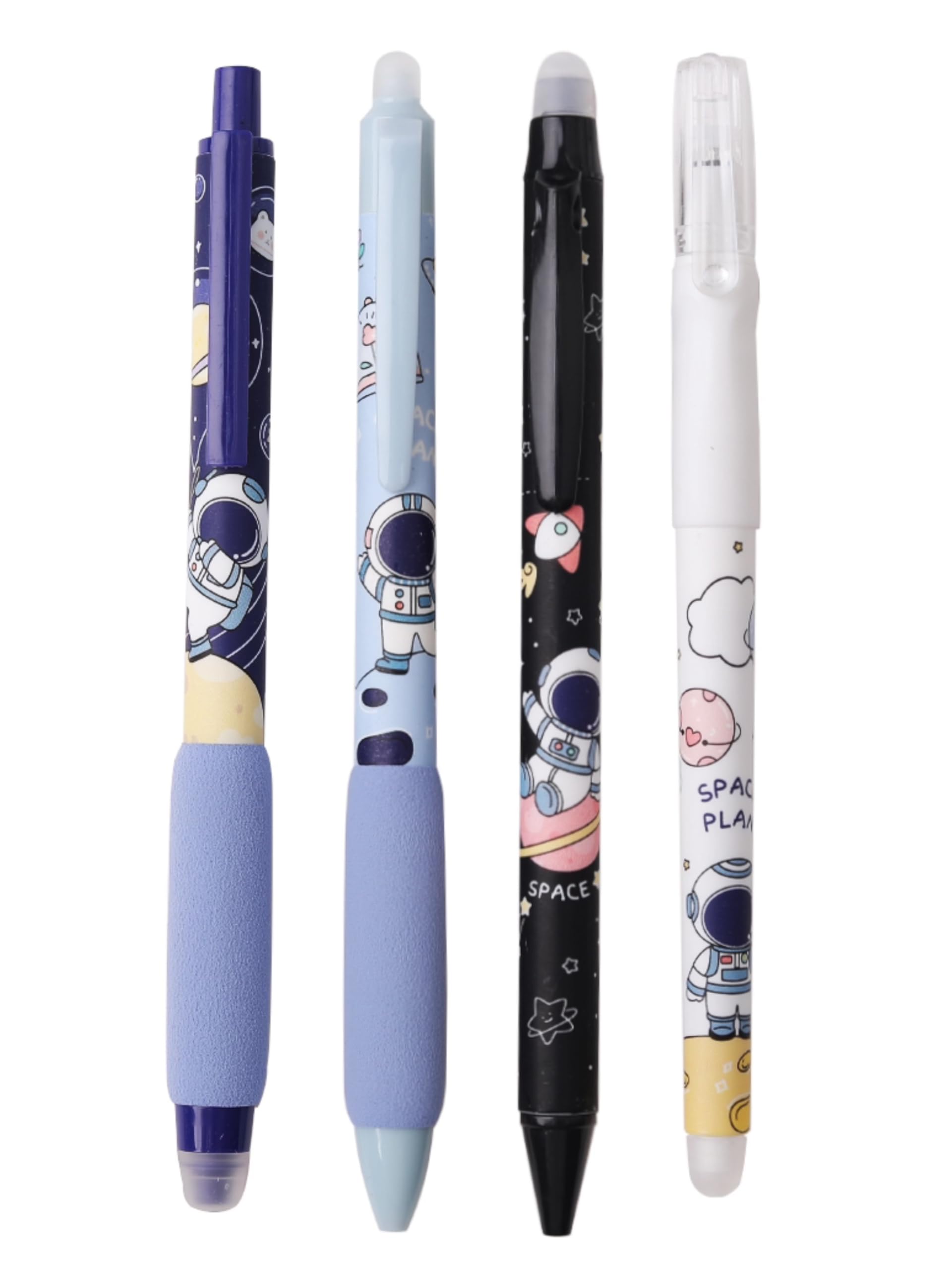 Amazon.com: Edu4Fun Erasable Pens Black Ink Gel Pen with Eraser Clear ...