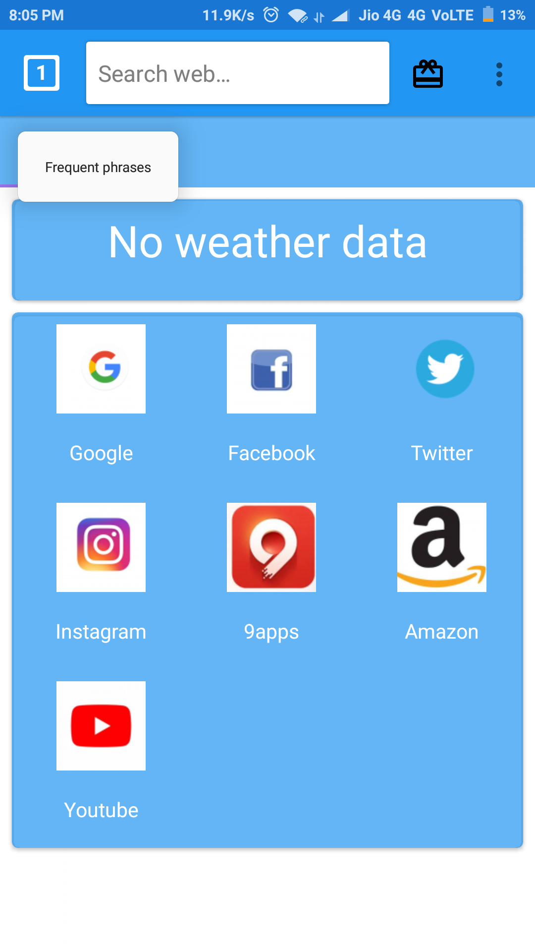 Web explorer - App on Amazon Appstore